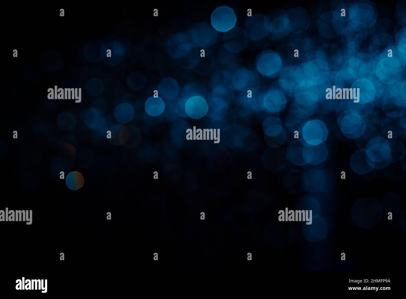 Blue Bokeh Texture