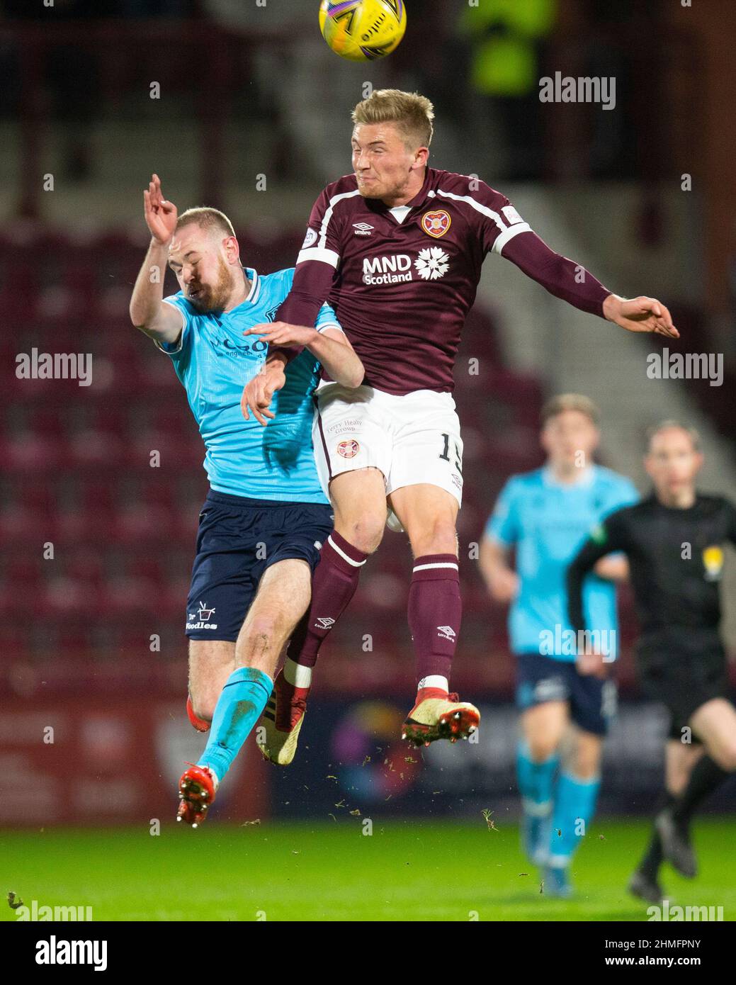Edinburgh, Scotland, UK. 9th February 2022 ; Tynecastle Park, Edinburgh ...