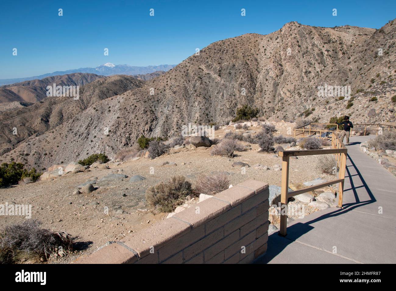 Keys View is the highest viewpoint in Joshua Tree National Park; it ...