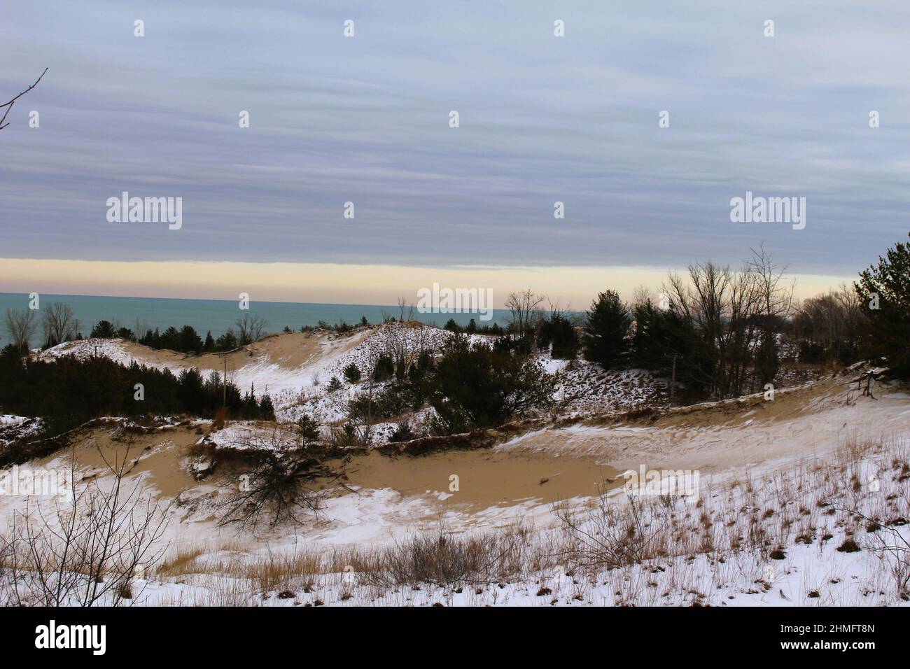 Indiana Dunes National Park West Beach trails Stock Photo - Alamy