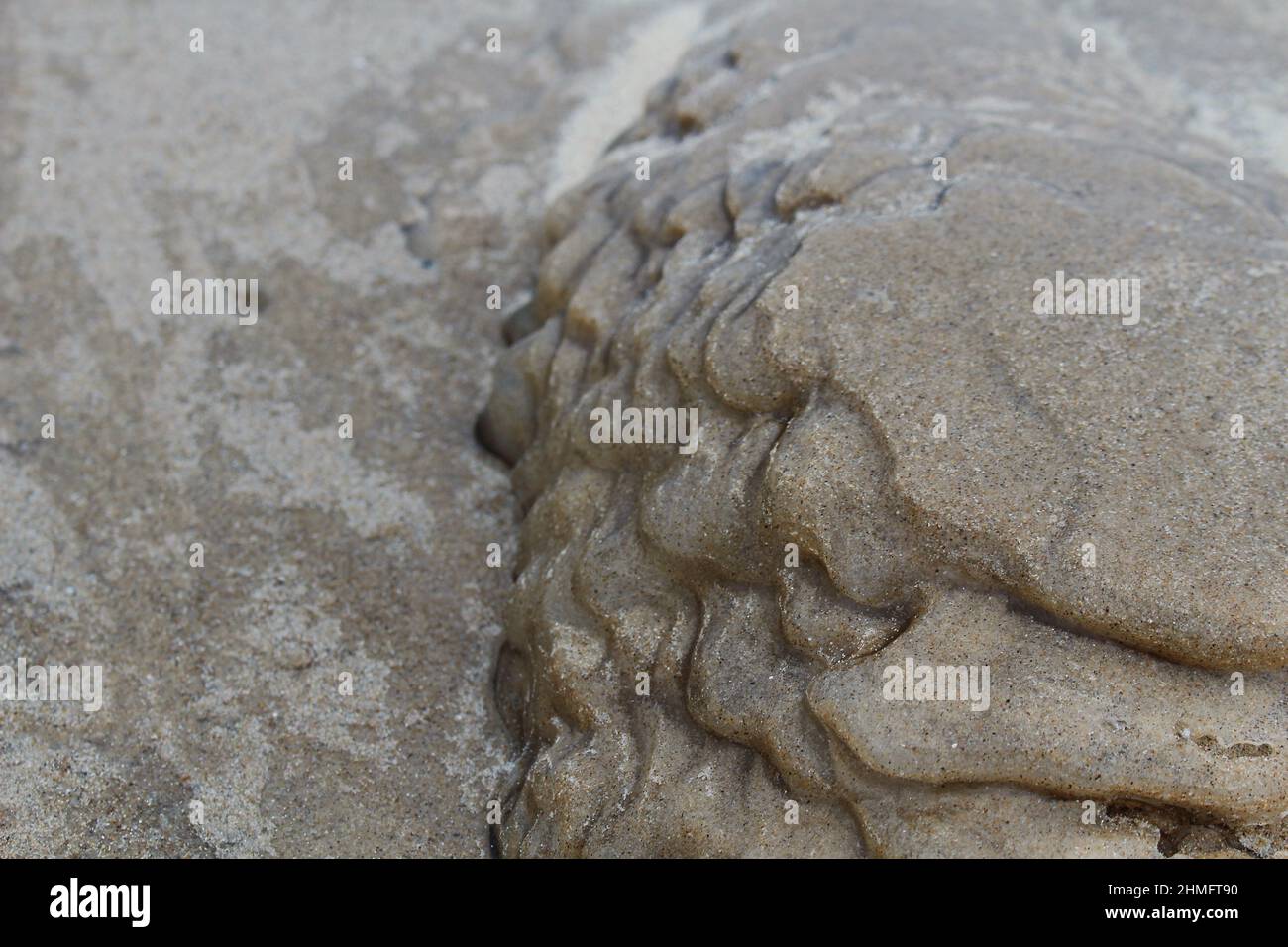 Frozen sand at Indiana Dunes National Park West Beach Stock Photo - Alamy