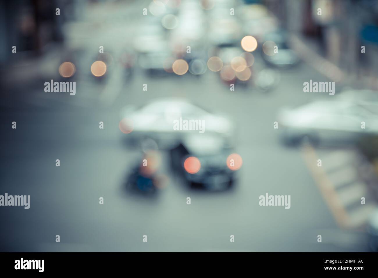 Blur of traffic jam in the city Stock Photo - Alamy