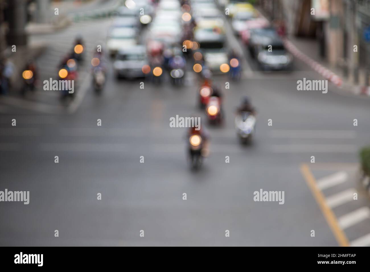 Blur of traffic jam in the city Stock Photo - Alamy