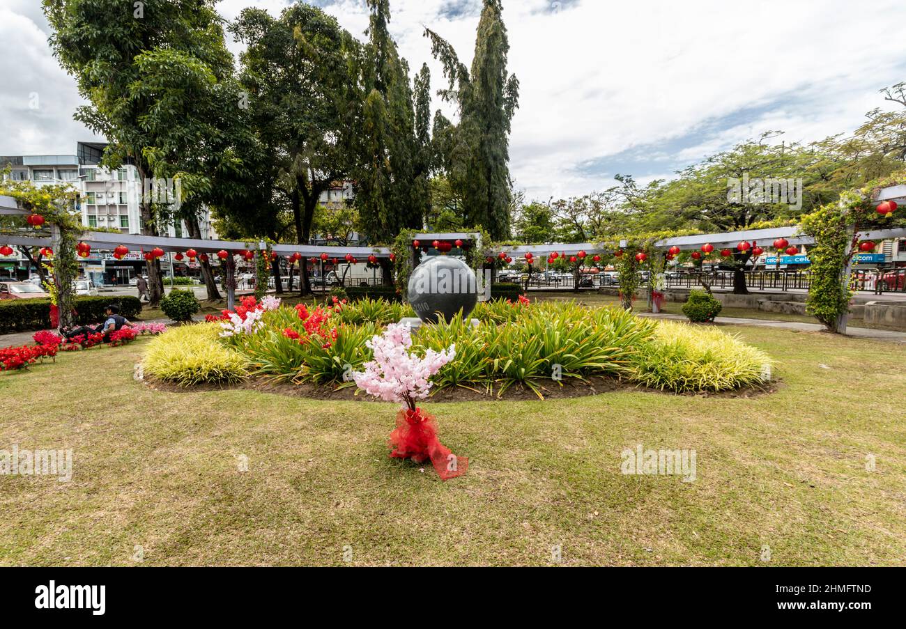 Gardens and rest areas Kota Kinabalu Sabah Borneo Malaysia Stock Photo ...