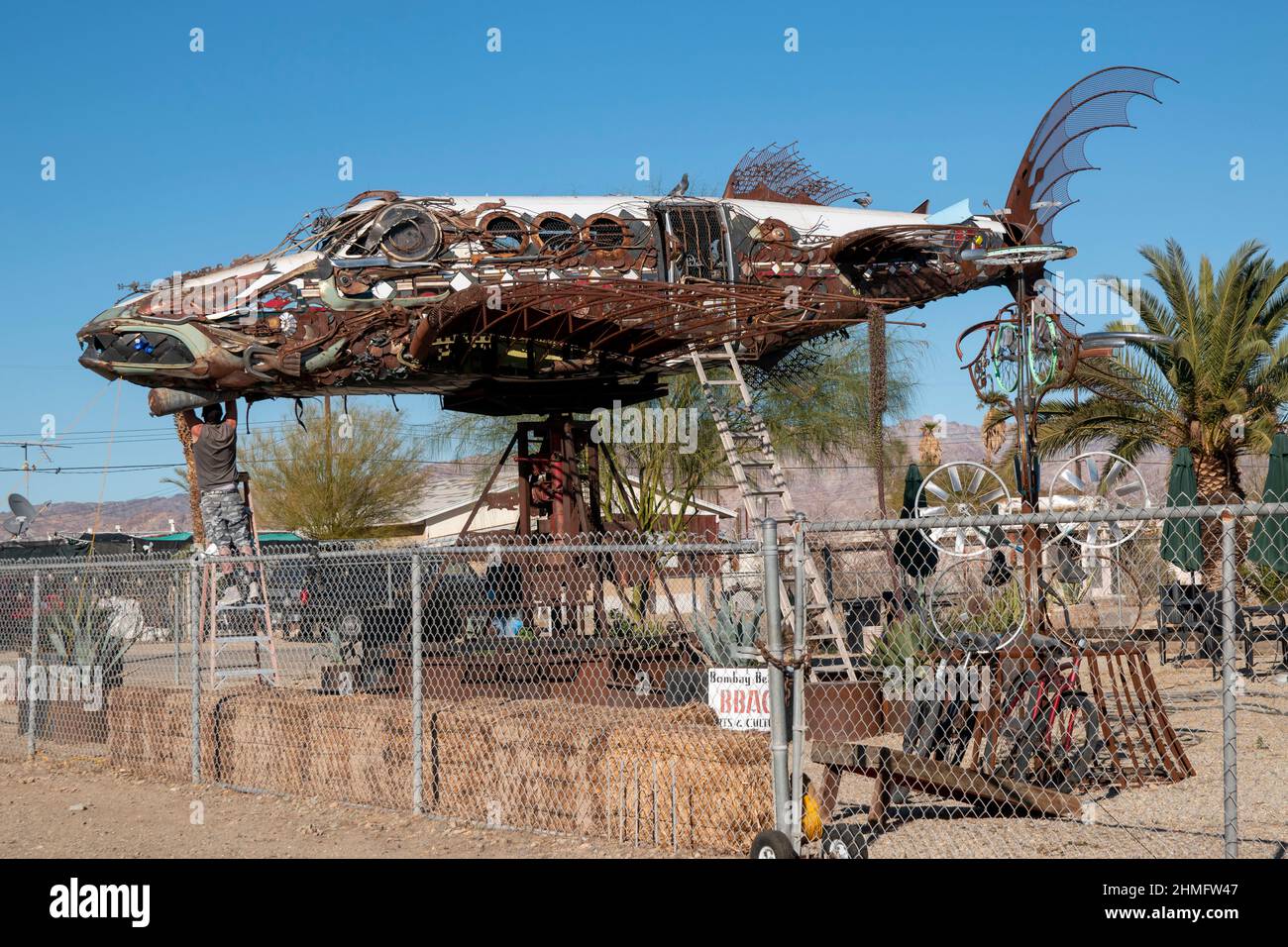 Bombay Beach is a haven for artwork on the shoreline of Salton Sea in ...