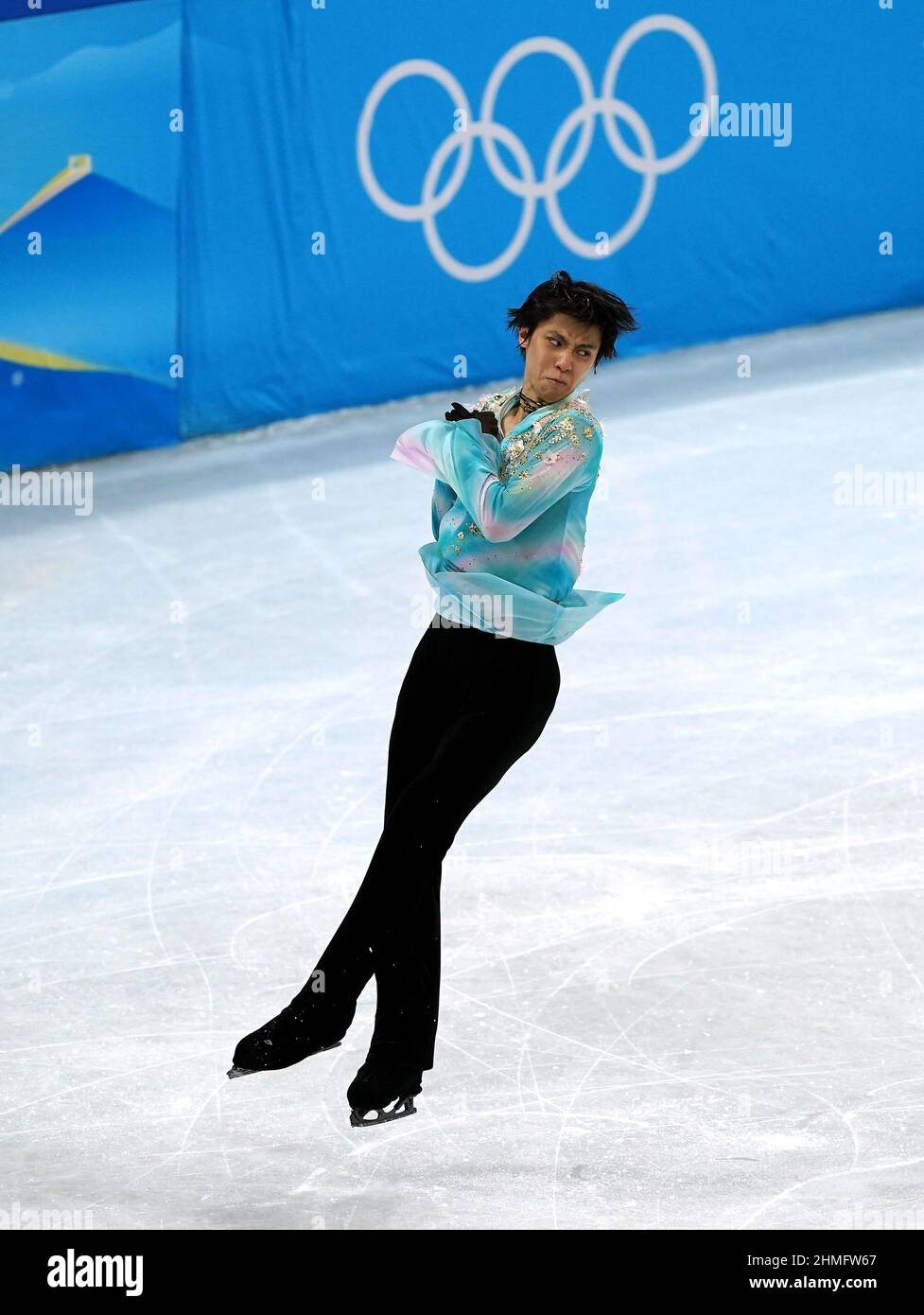 Japan's Yuzuru Hanyu during the Men Single Skating - Free Skating on ...