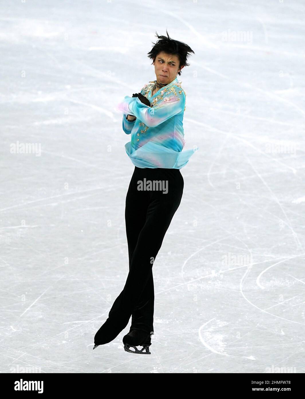 Japan's Yuzuru Hanyu during the Men Single Skating - Free Skating on ...