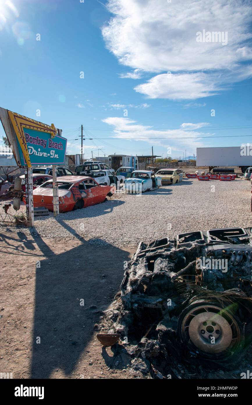 Bombay Beach is a haven for artwork on the shoreline of Salton Sea in ...