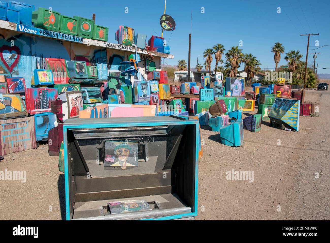 Bombay Beach is a haven for artwork on the shoreline of Salton Sea in ...