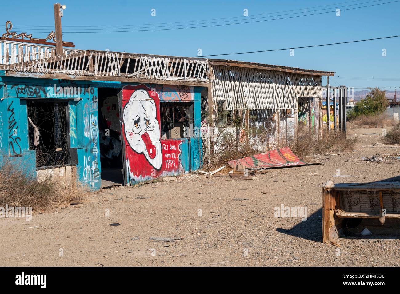 Bombay Beach is a haven for artwork on the shoreline of Salton Sea in ...