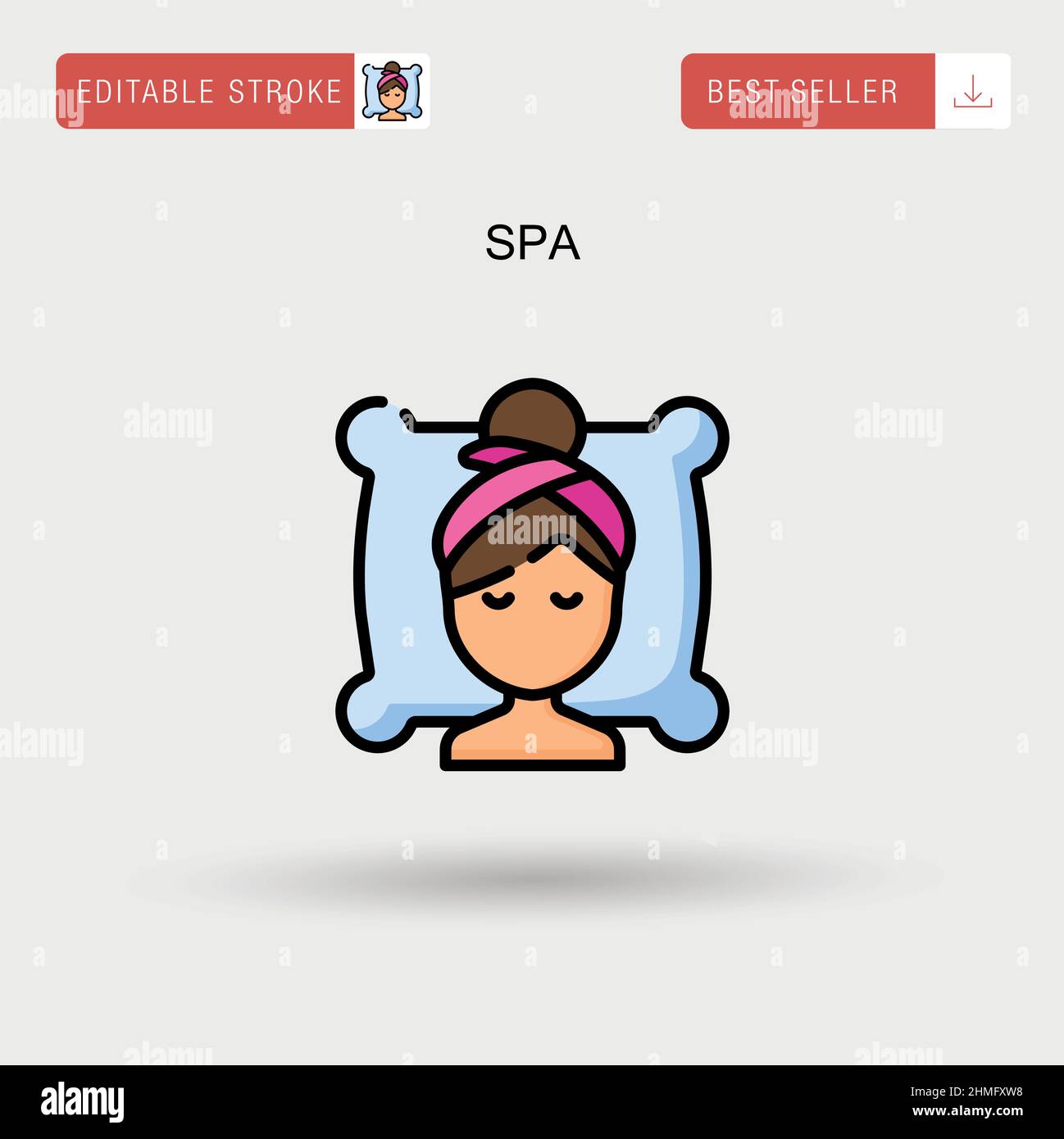 Background spa composition body Stock Vector Images - Alamy