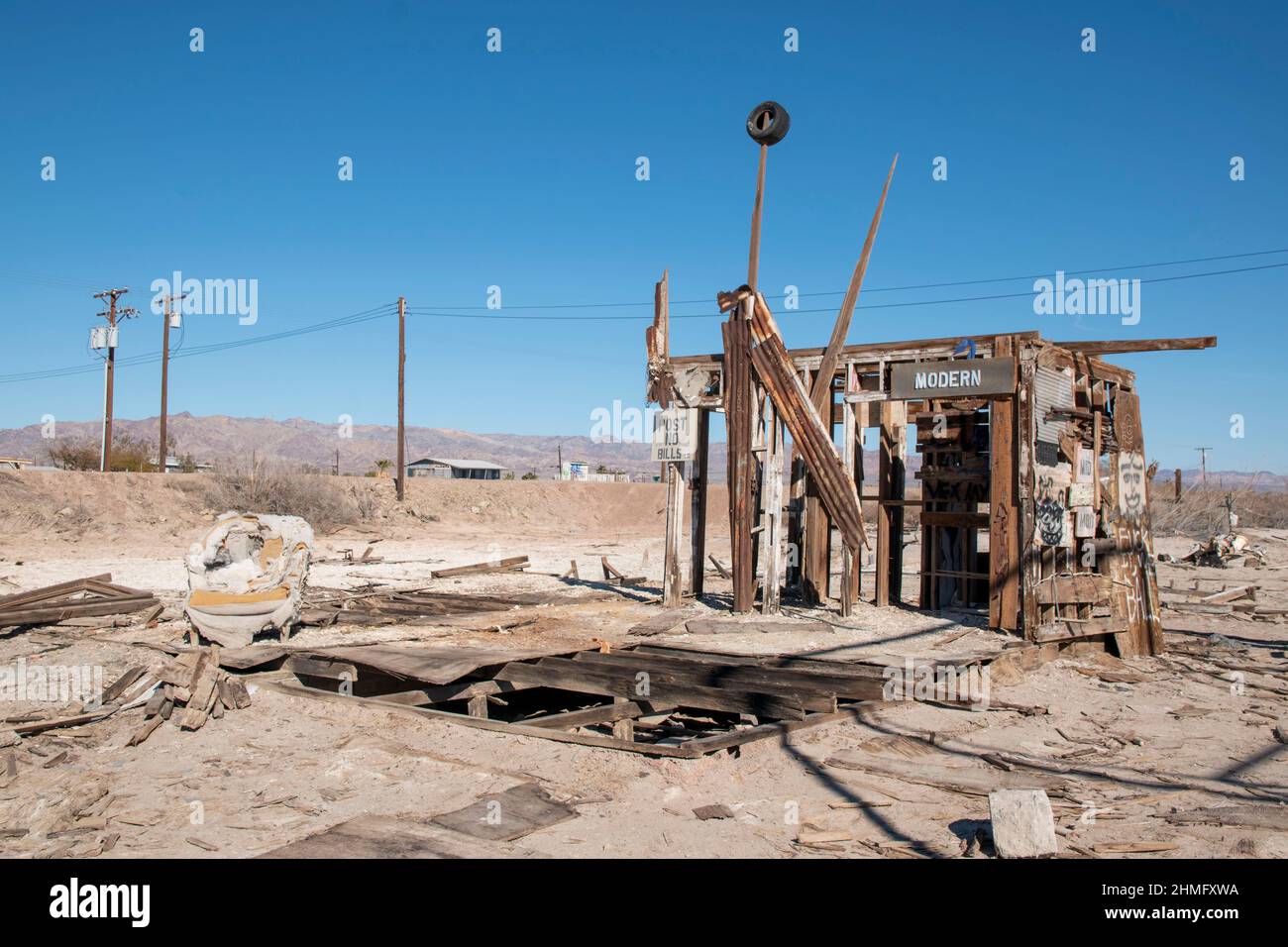 Bombay Beach is a haven for artwork on the shoreline of Salton Sea in ...