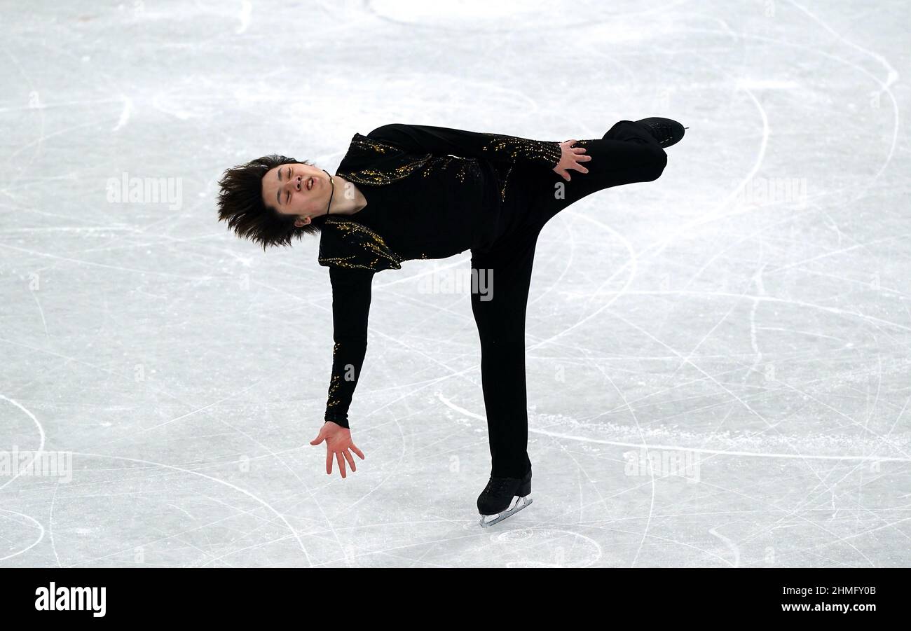 Japan's Shoma Uno during the Men Single Skating - Free Skating on day ...