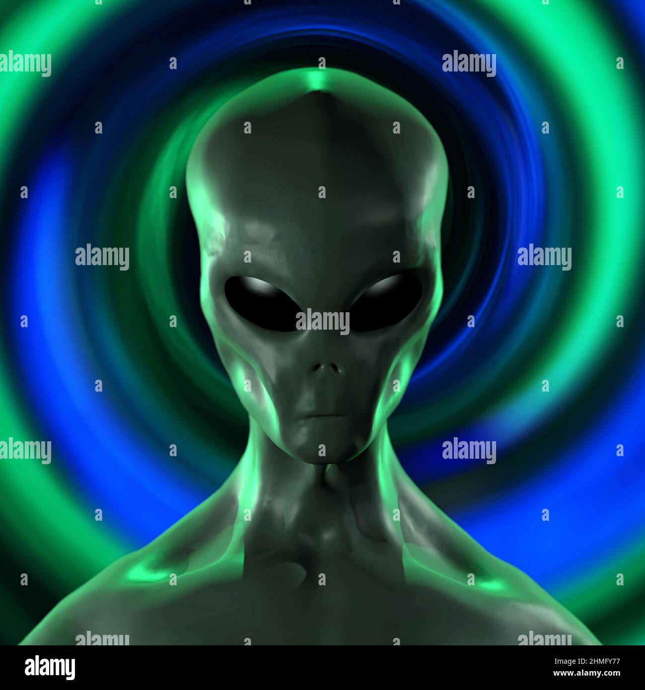 Realistic alien portrait hi-res stock photography and images - Alamy