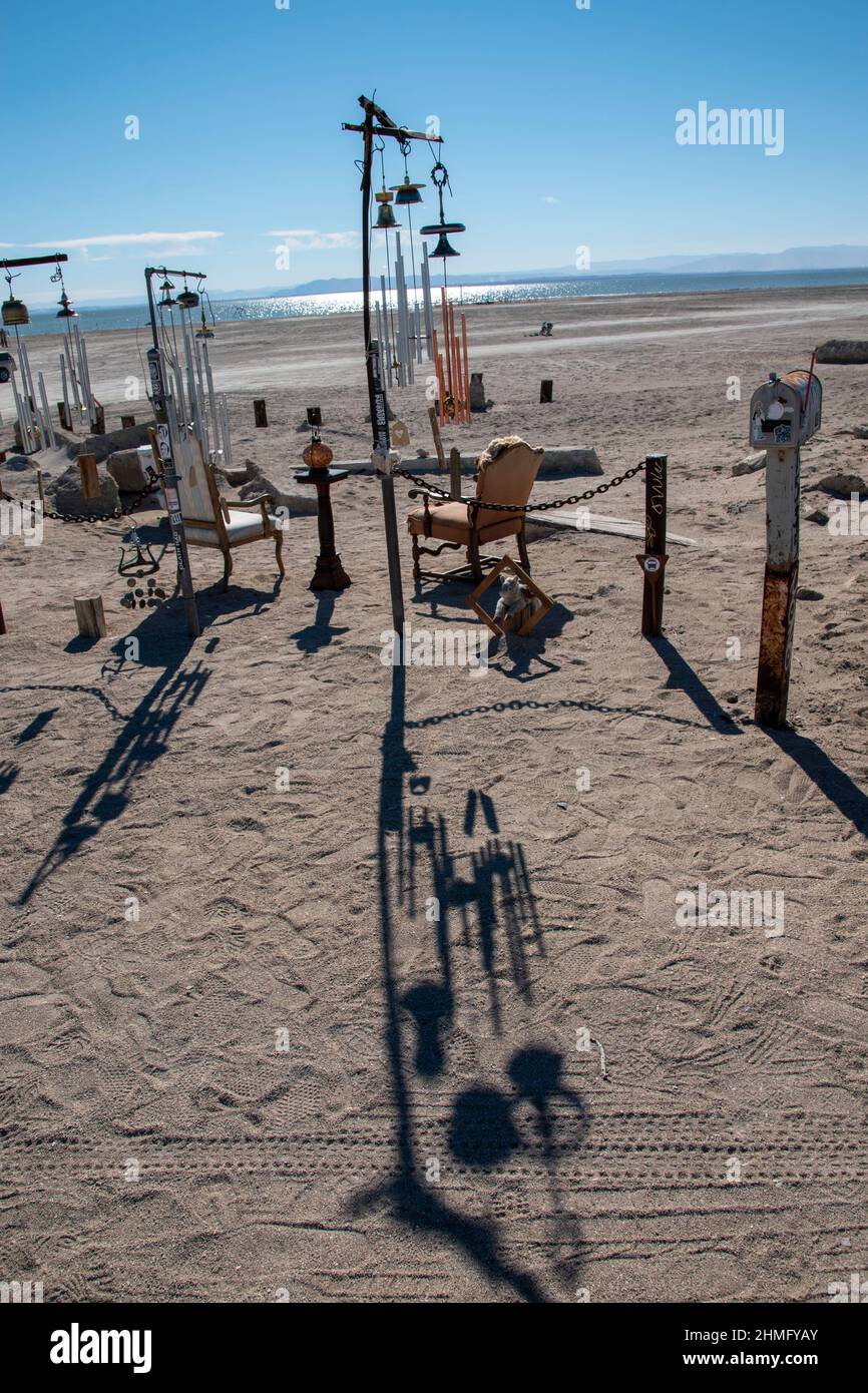 Bombay Beach is a haven for artwork on the shoreline of Salton Sea in ...