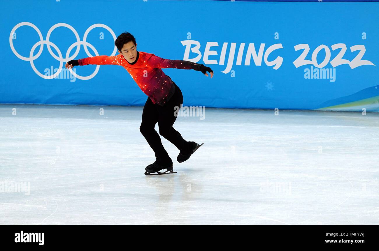 USA's Nathan Chen during the Men Single Skating - Free Skating on day ...