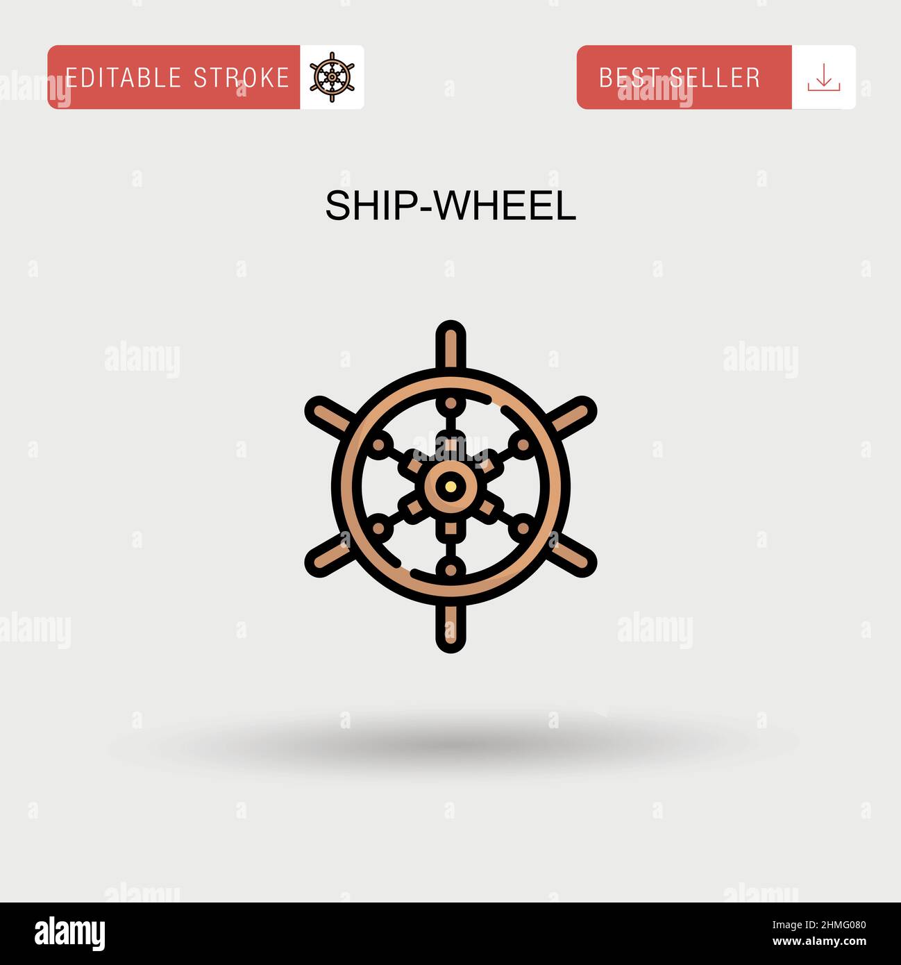 Wheel of boat Stock Vector Images - Alamy