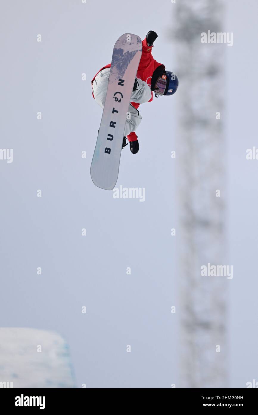 Zhangjiakou, Hebei, China. Credit: MATSUO. 10th Feb, 2022. Mitsuki Ono (JPN) Snowboarding ...