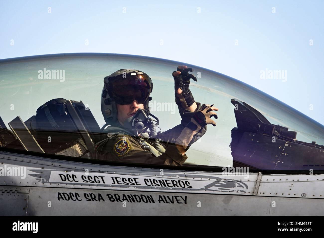 Shaw AFB, South Carolina, USA. 2nd Feb, 2022. A pilot assigned to the ...