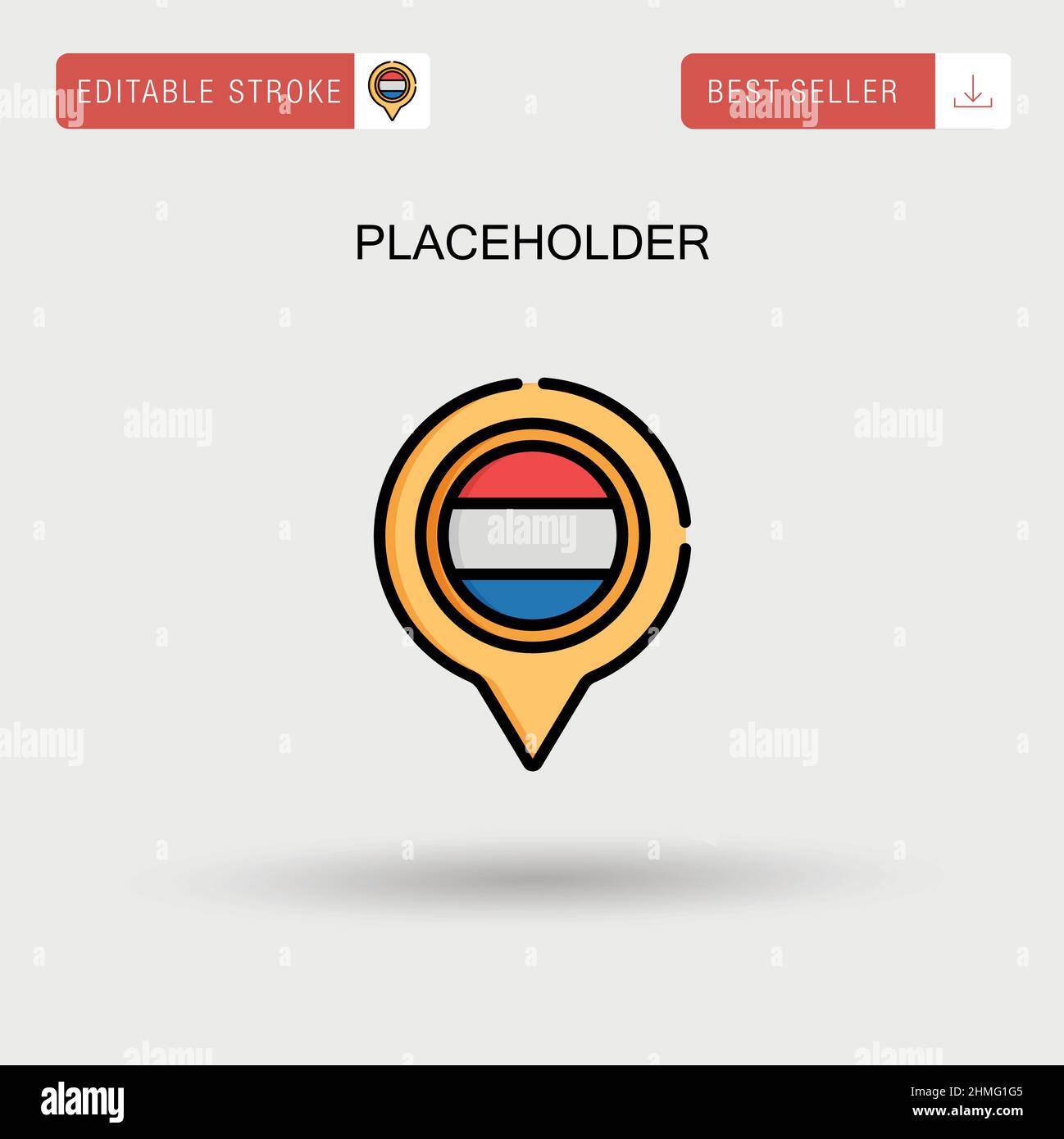 Placeholder Simple vector icon Stock Vector Image & Art - Alamy