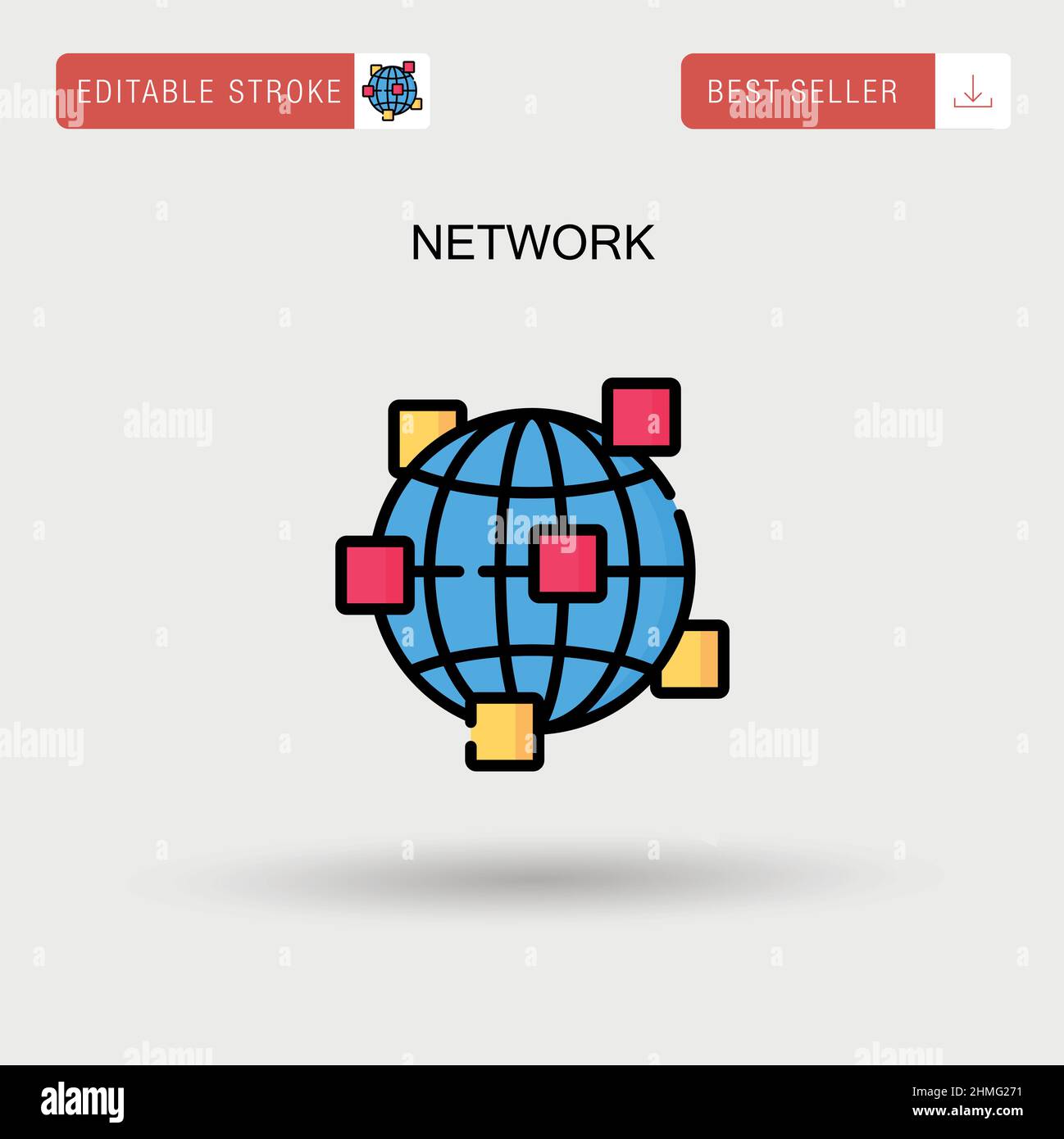 Network Simple vector icon Stock Vector Image & Art - Alamy