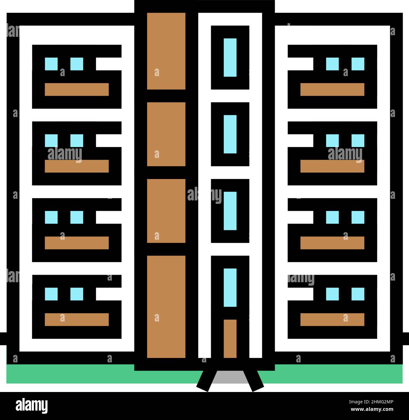 condo house color icon vector illustration Stock Vector Image & Art - Alamy