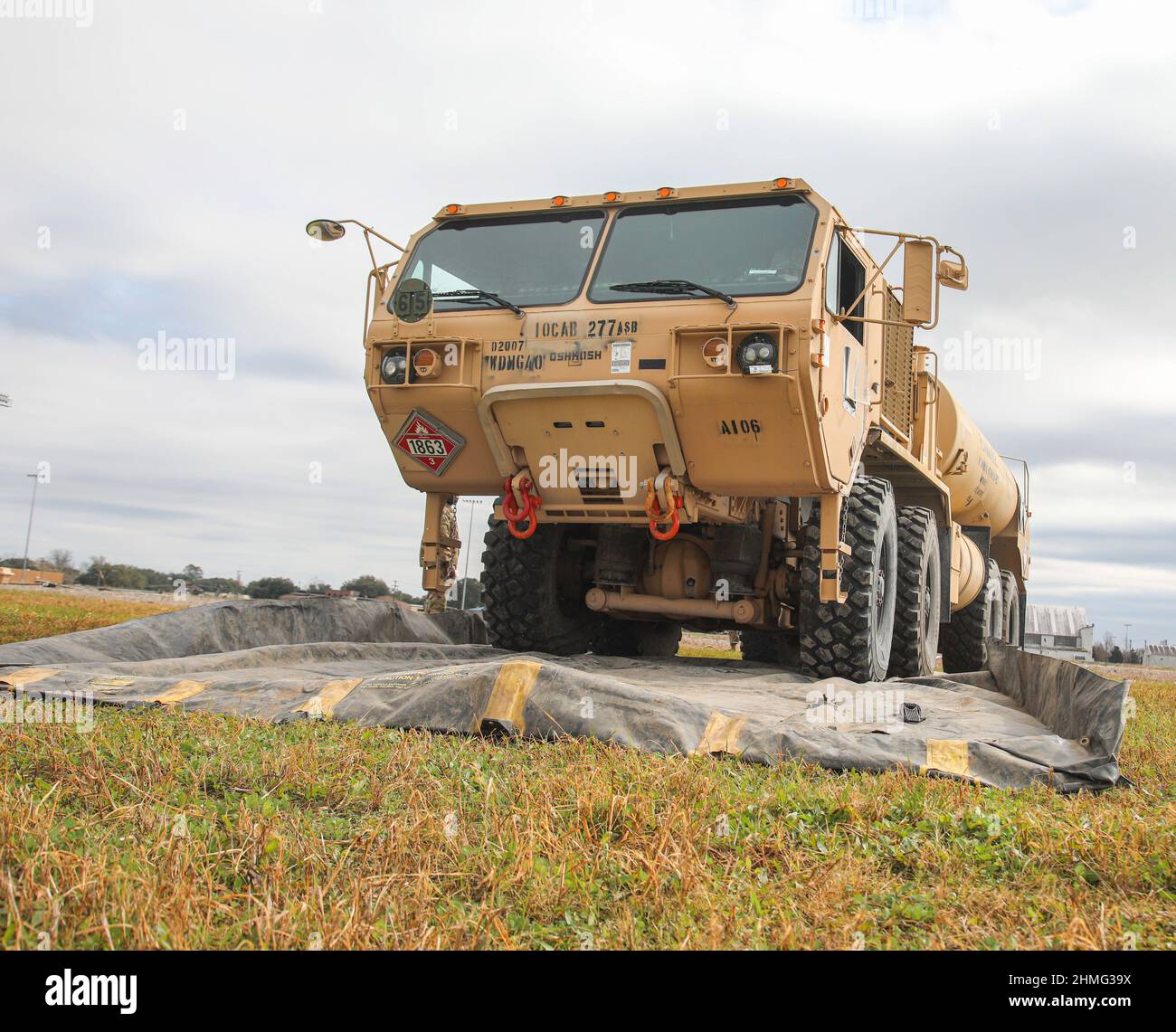U.S. Army Petroleum Supply Specialists assigned to Alpha Co., 277th ASB ...