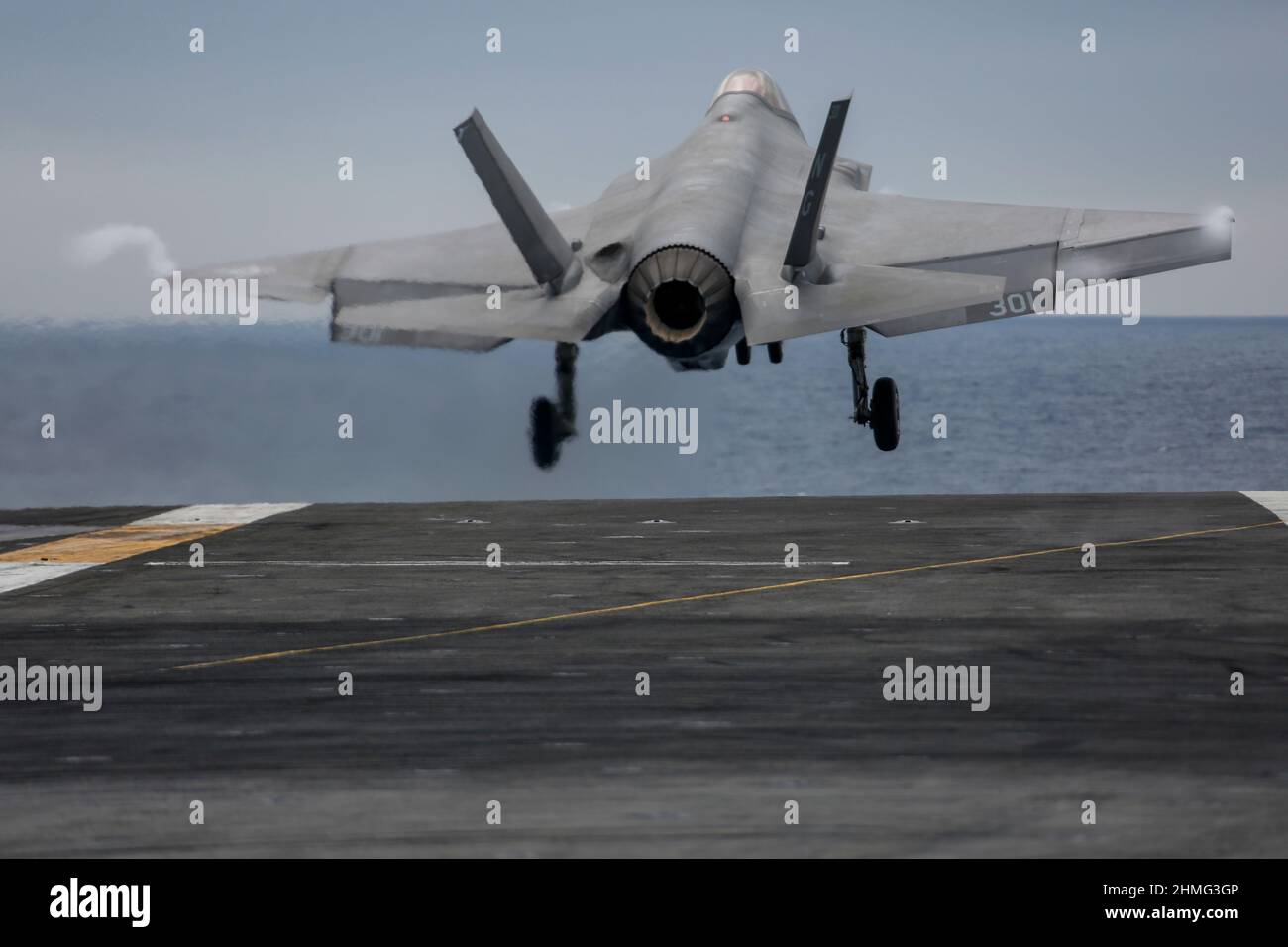 PHILIPPINE SEA (Feb. 8, 2022) An F-35C Lightning II, assigned to the ...