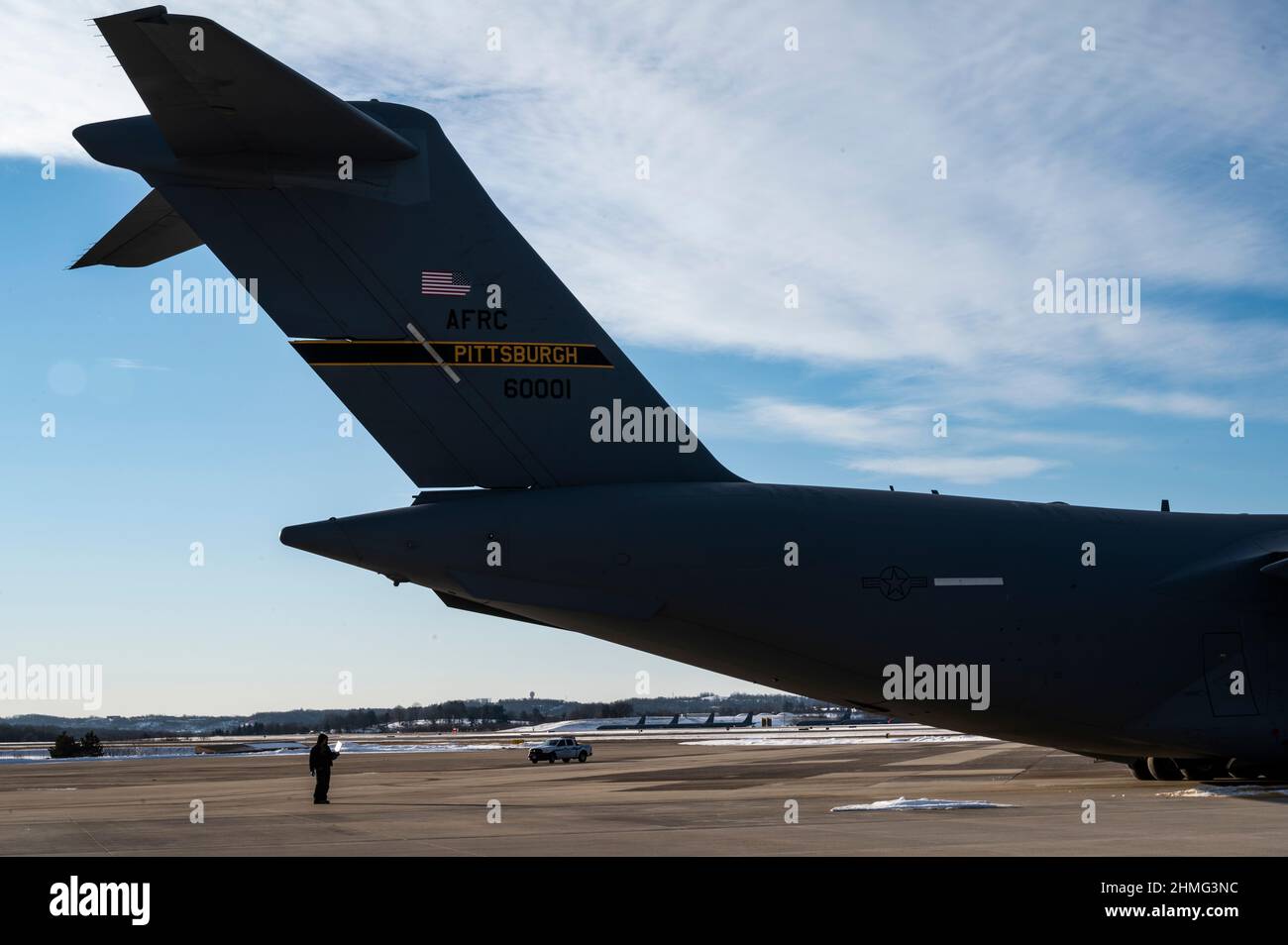 An Airman assigned to the 911th Aircraft Maintenance Squadron conducts ...