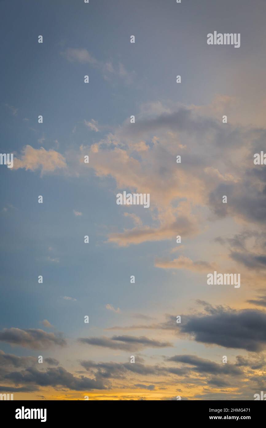 clouds and sky before sunset background Stock Photo - Alamy