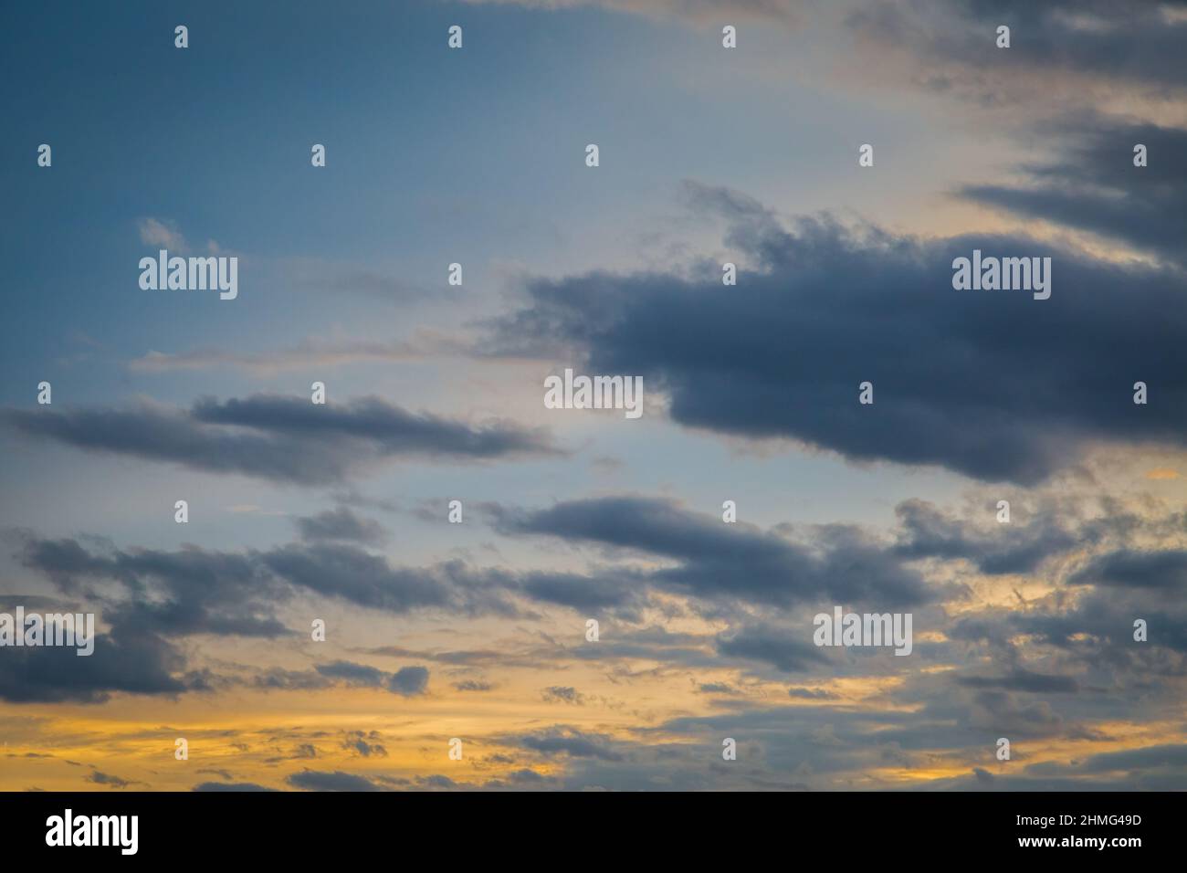 clouds and sky before sunset background Stock Photo - Alamy