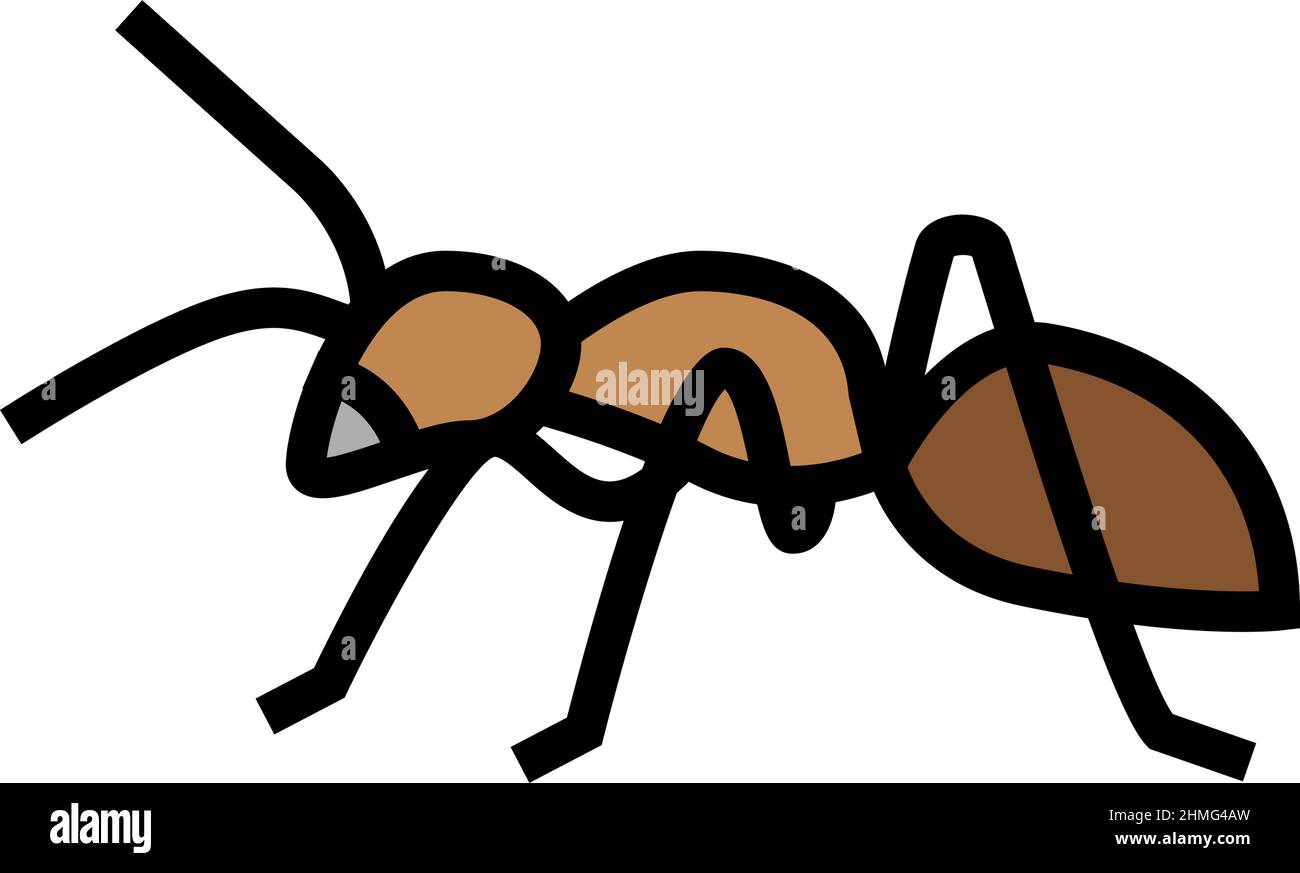 ant insect color icon vector illustration Stock Vector Image & Art - Alamy