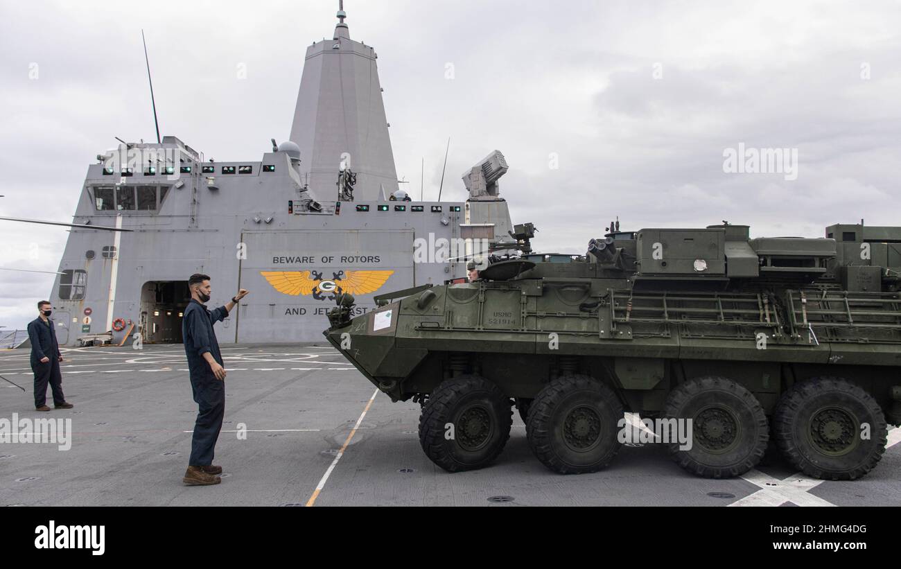 U.S. Marines with Battalion Landing Team 1/5, 31st Marine Expeditionary ...