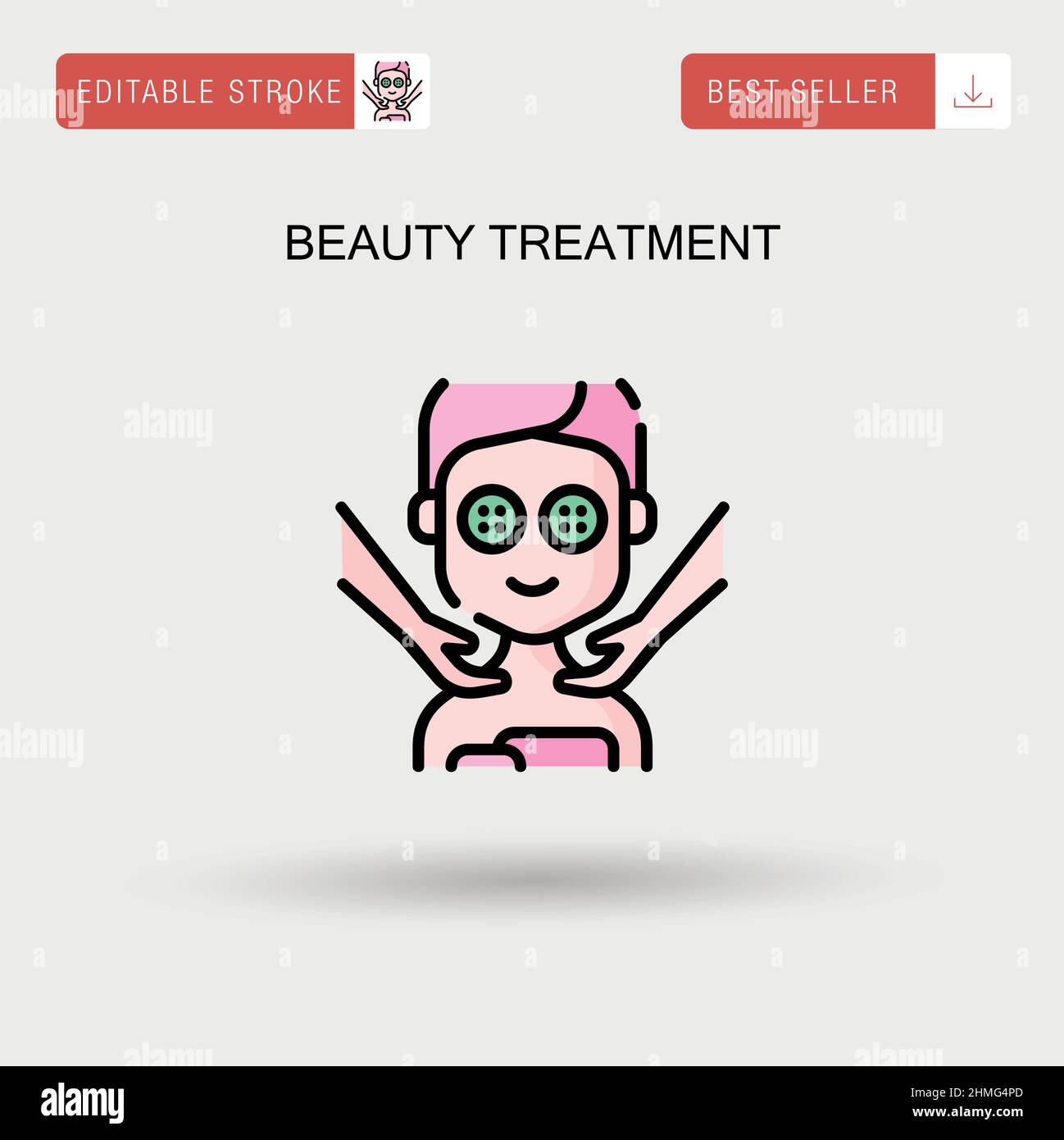 Face treatment icon hi-res stock photography and images - Alamy