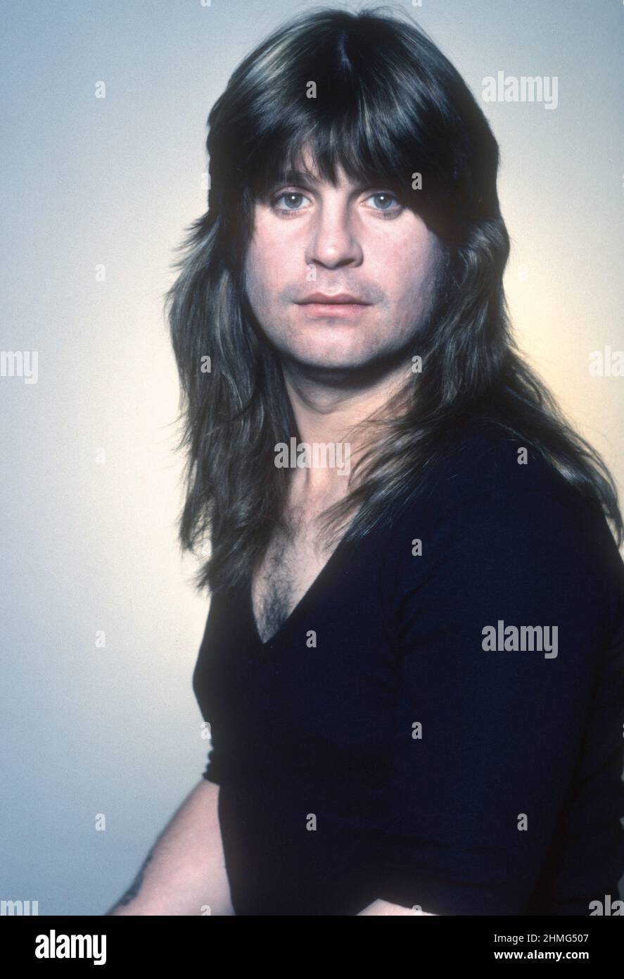 Ozzy Osbourne portrait session in 1981 Credit: Jeffrey Mayer/ Rock ...
