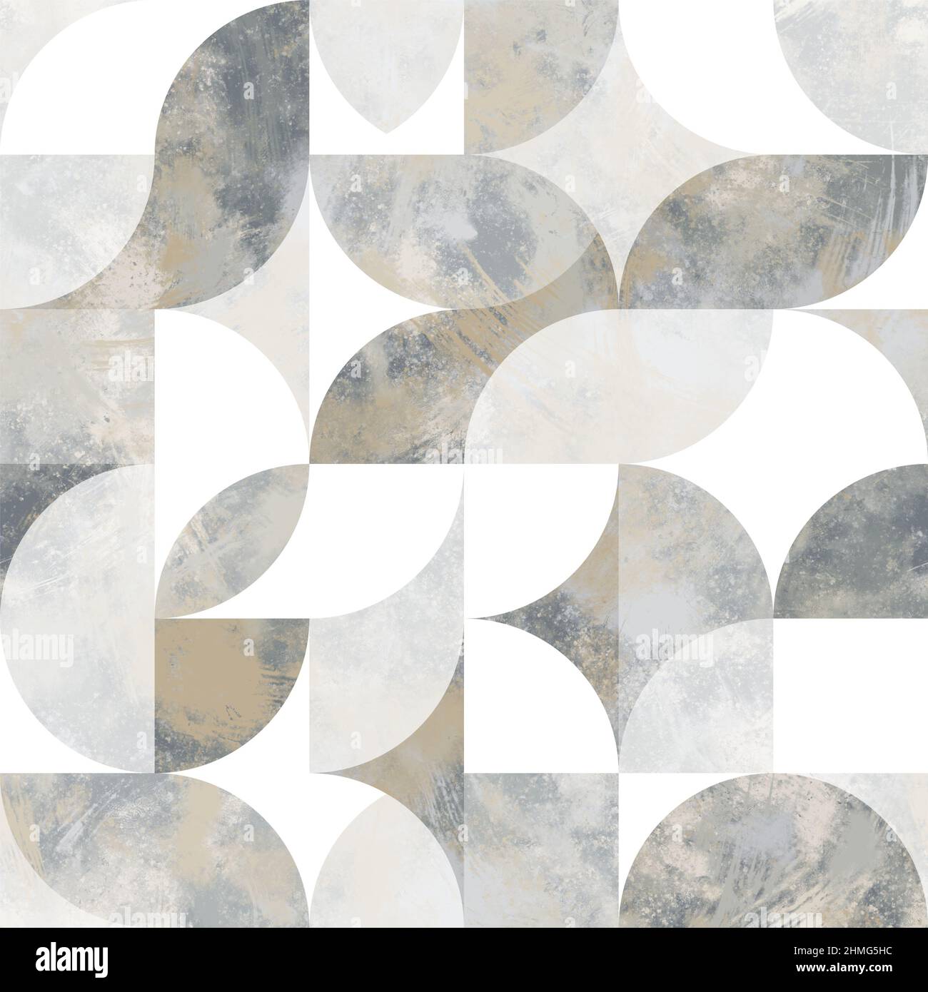 Seamless neutral and white grungy classic abstract surface pattern ...