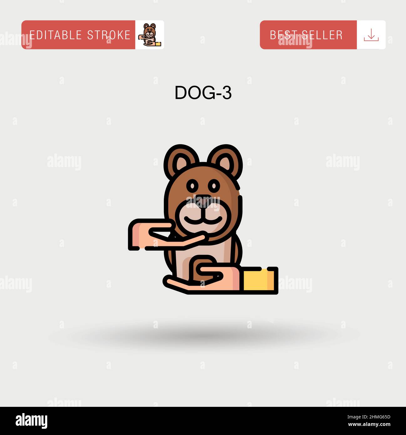 Three dogs summer Stock Vector Images - Alamy