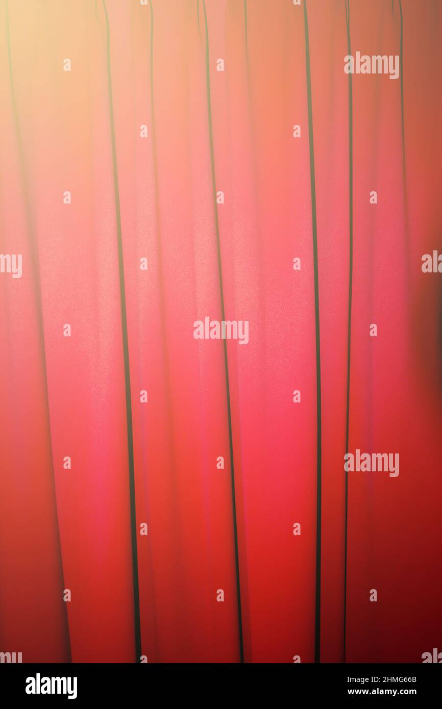 Red closed curtain with a light spot use for background Stock Photo - Alamy