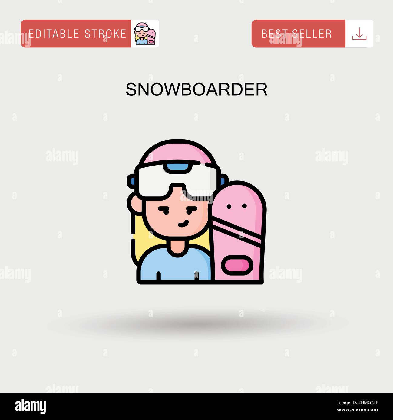 Snowboarder Stock Vector Images - Alamy