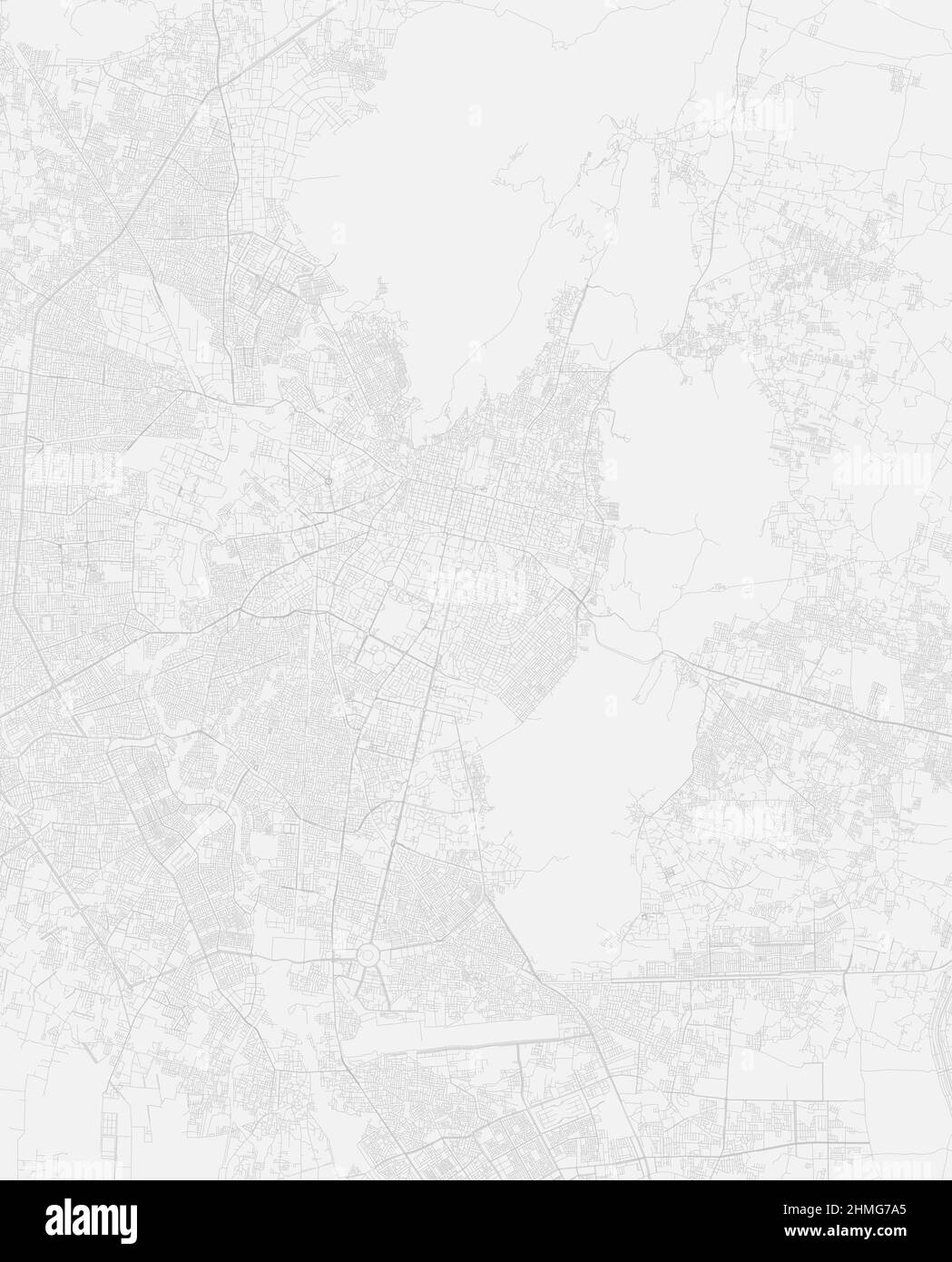 Jaipur map city poster province, white and grey horizontal background ...