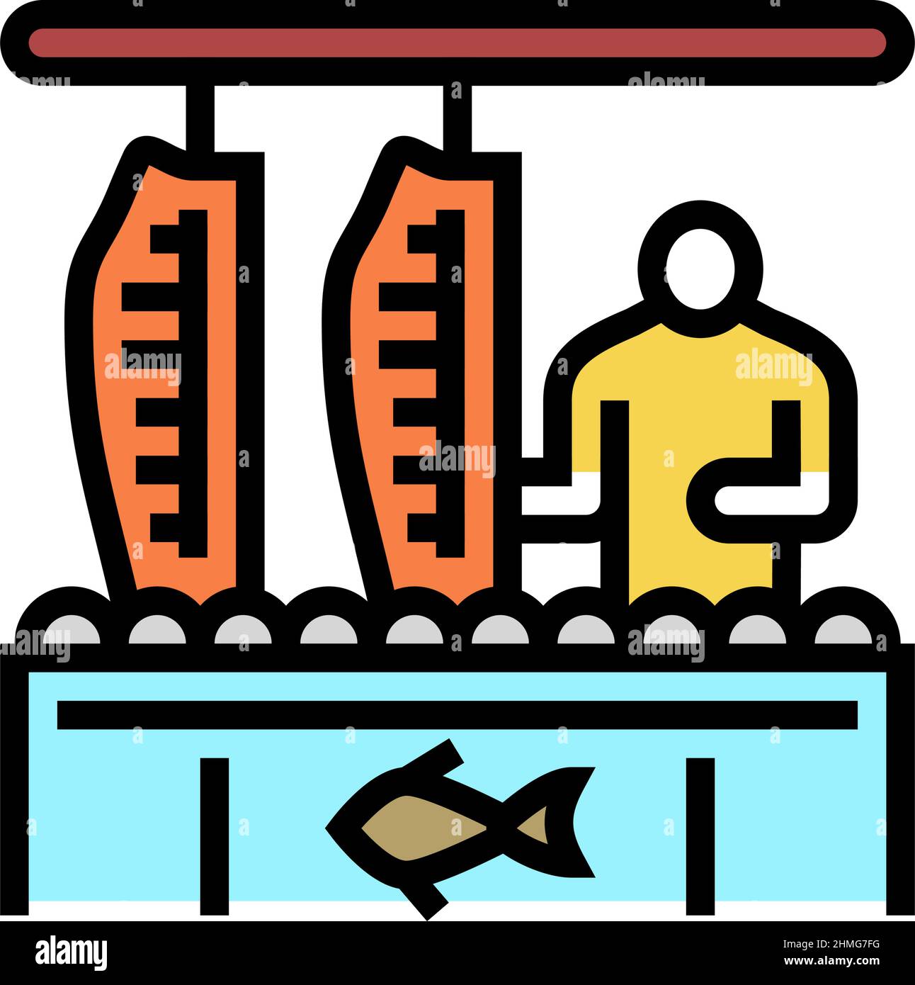 Fish processing plant Cut Out Stock Images & Pictures - Alamy