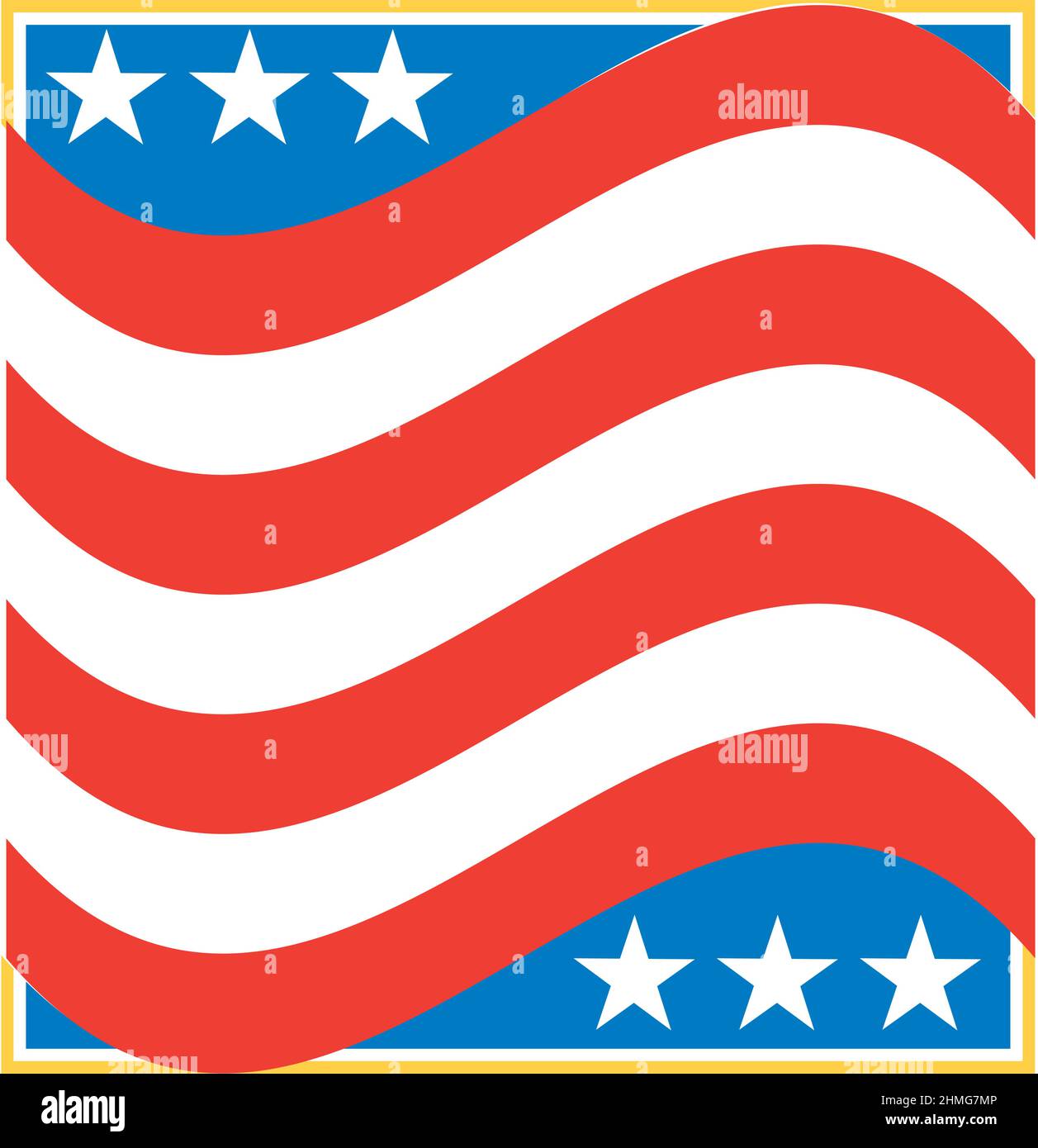 Star Flag Waves Vector Background Stock Vector Image & Art - Alamy