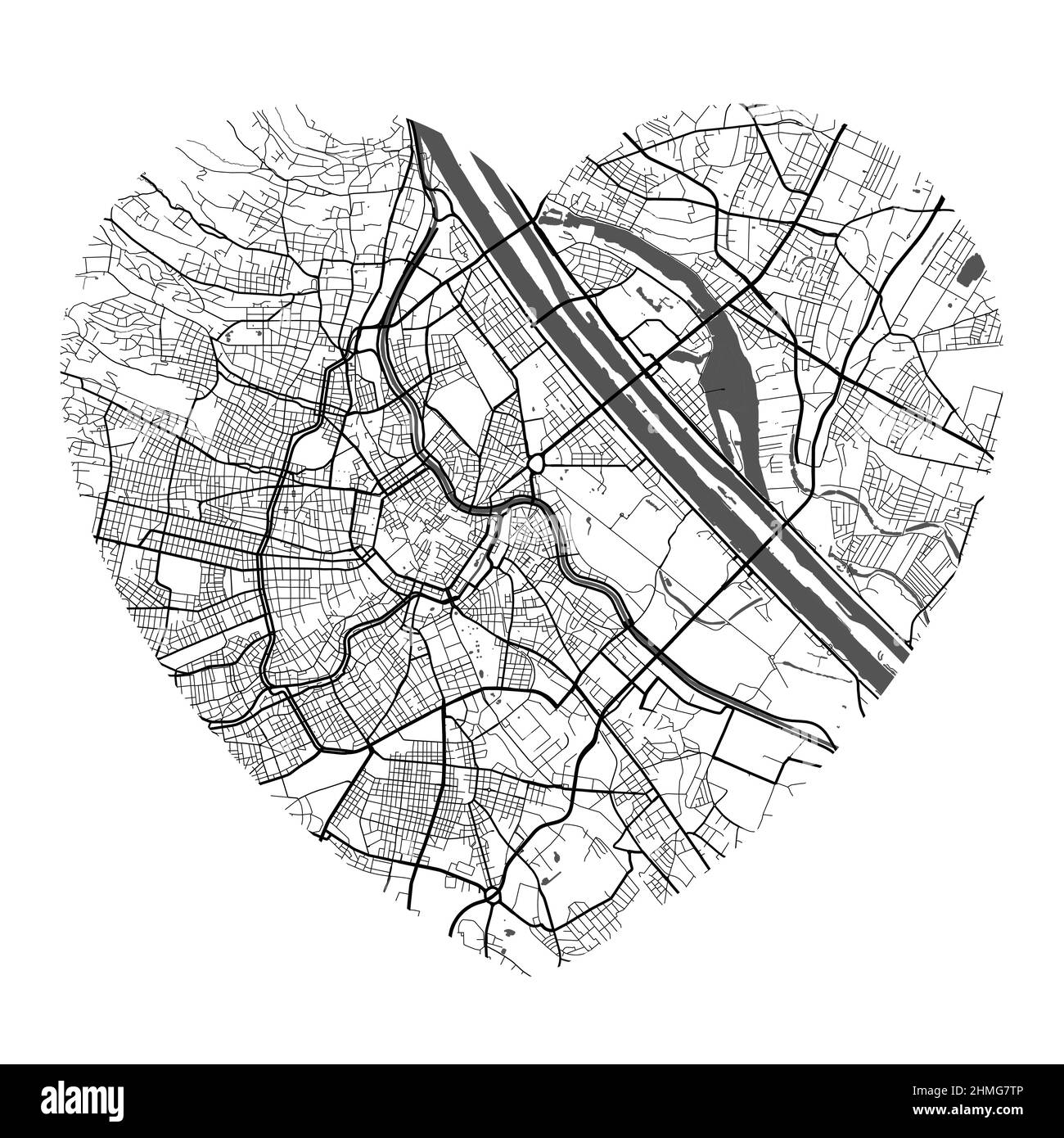 Heart of vienna Stock Vector Images - Alamy