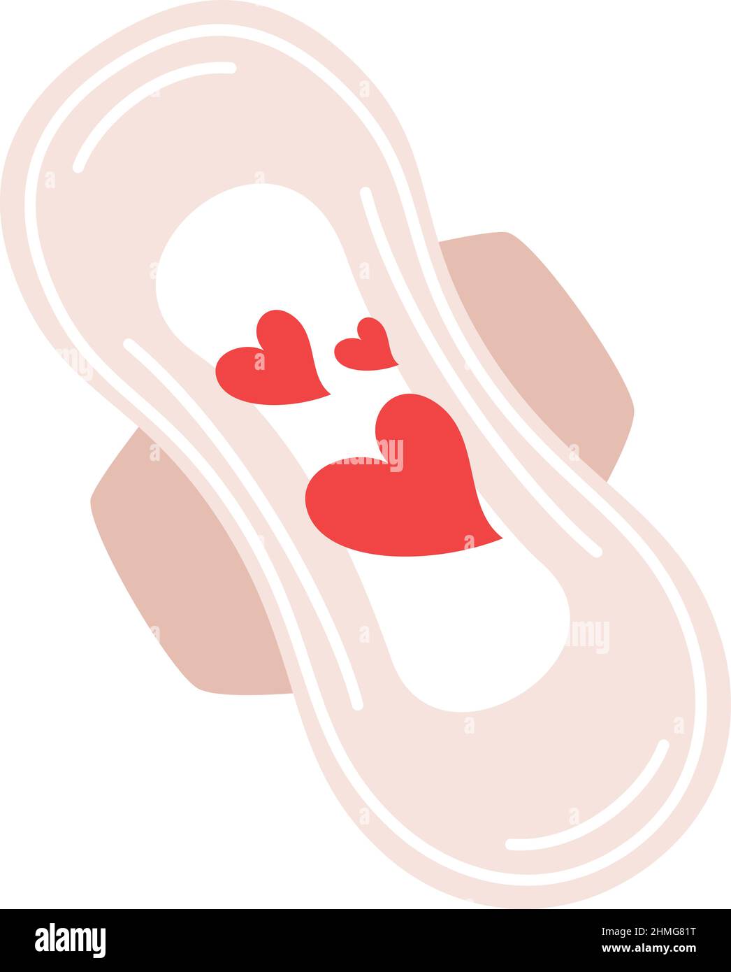cute menstrual pad Stock Vector Image & Art - Alamy