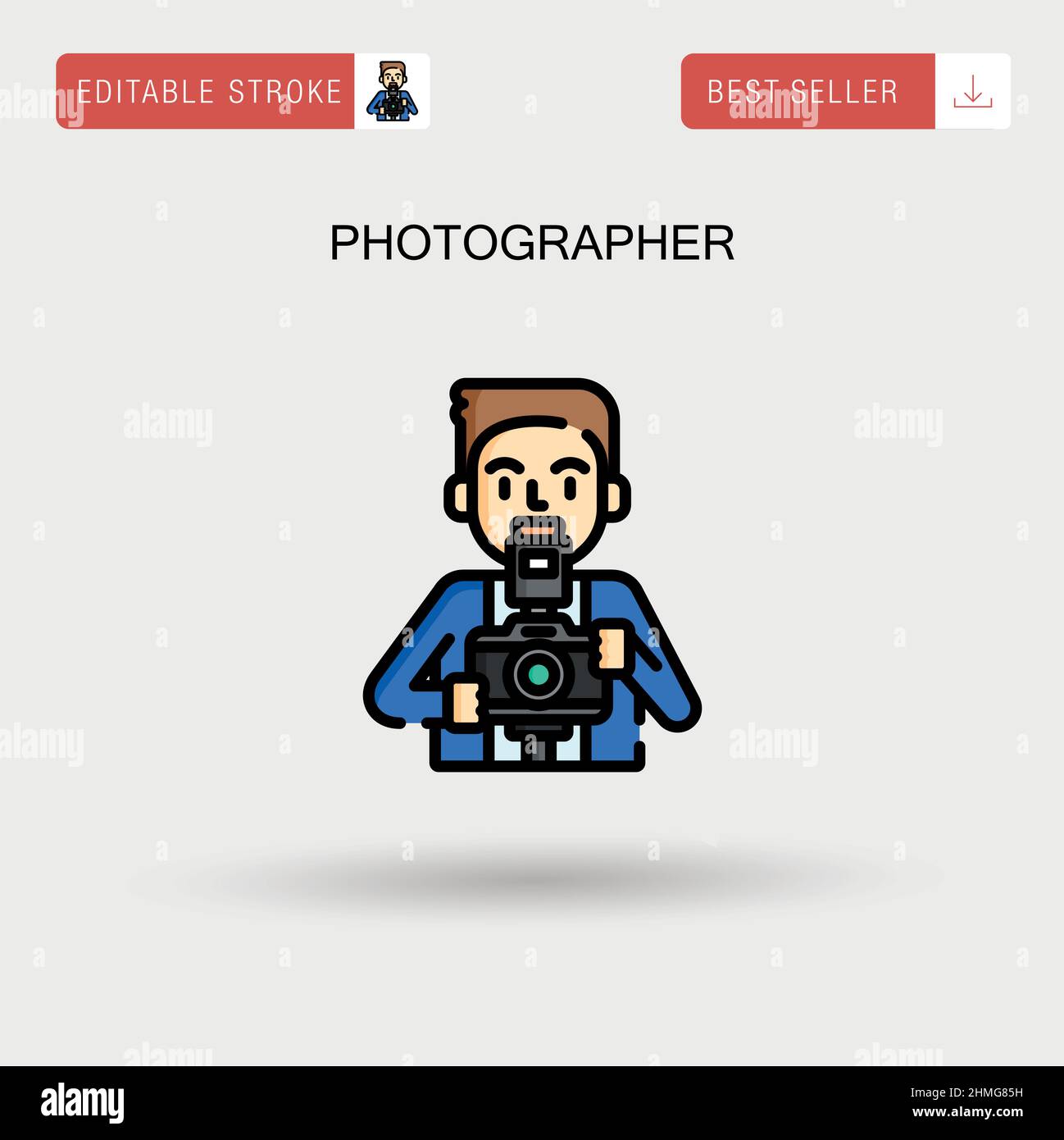 Looking at photographer Stock Vector Images - Alamy