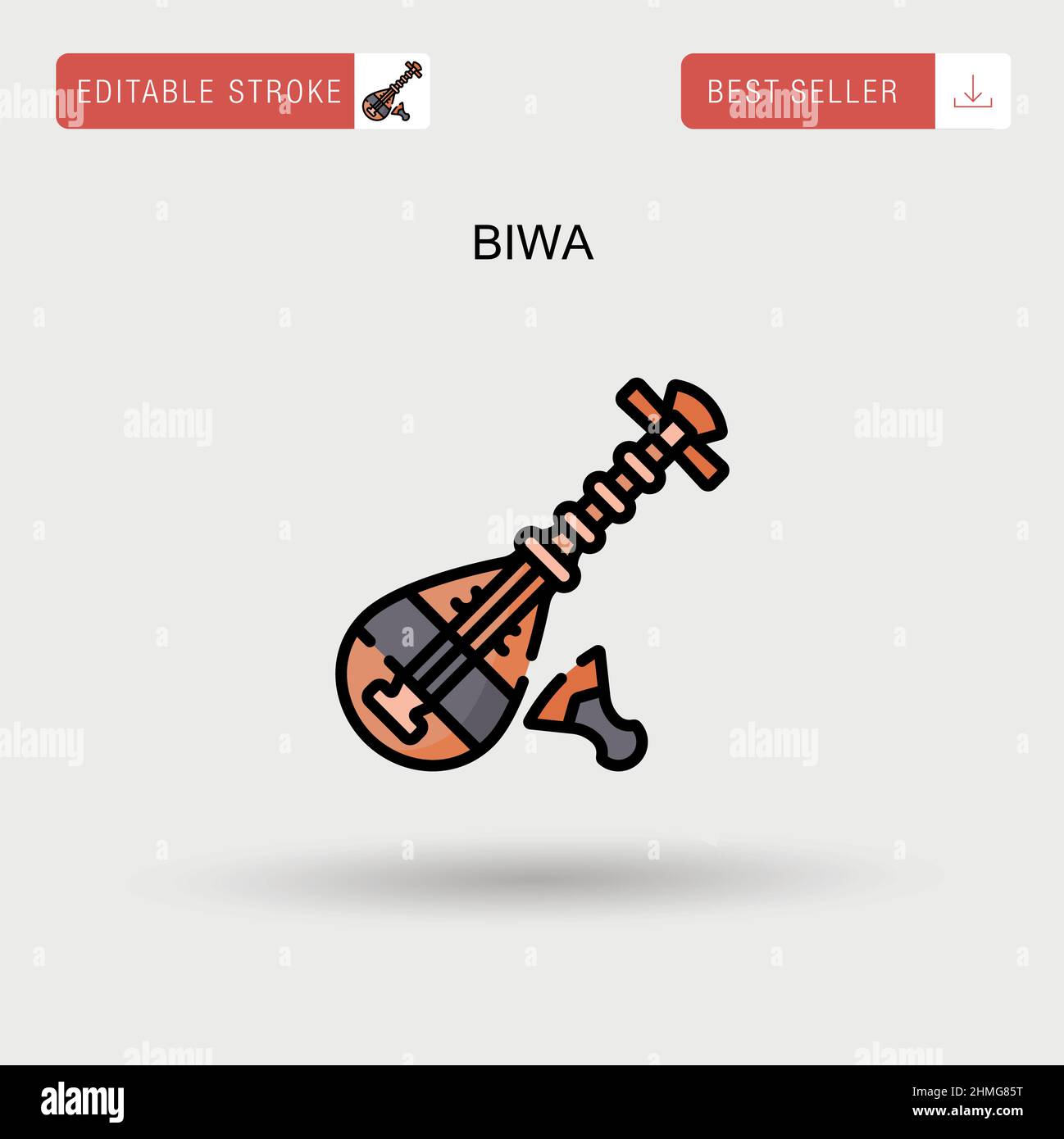 Biwa Stock Vector Images - Alamy