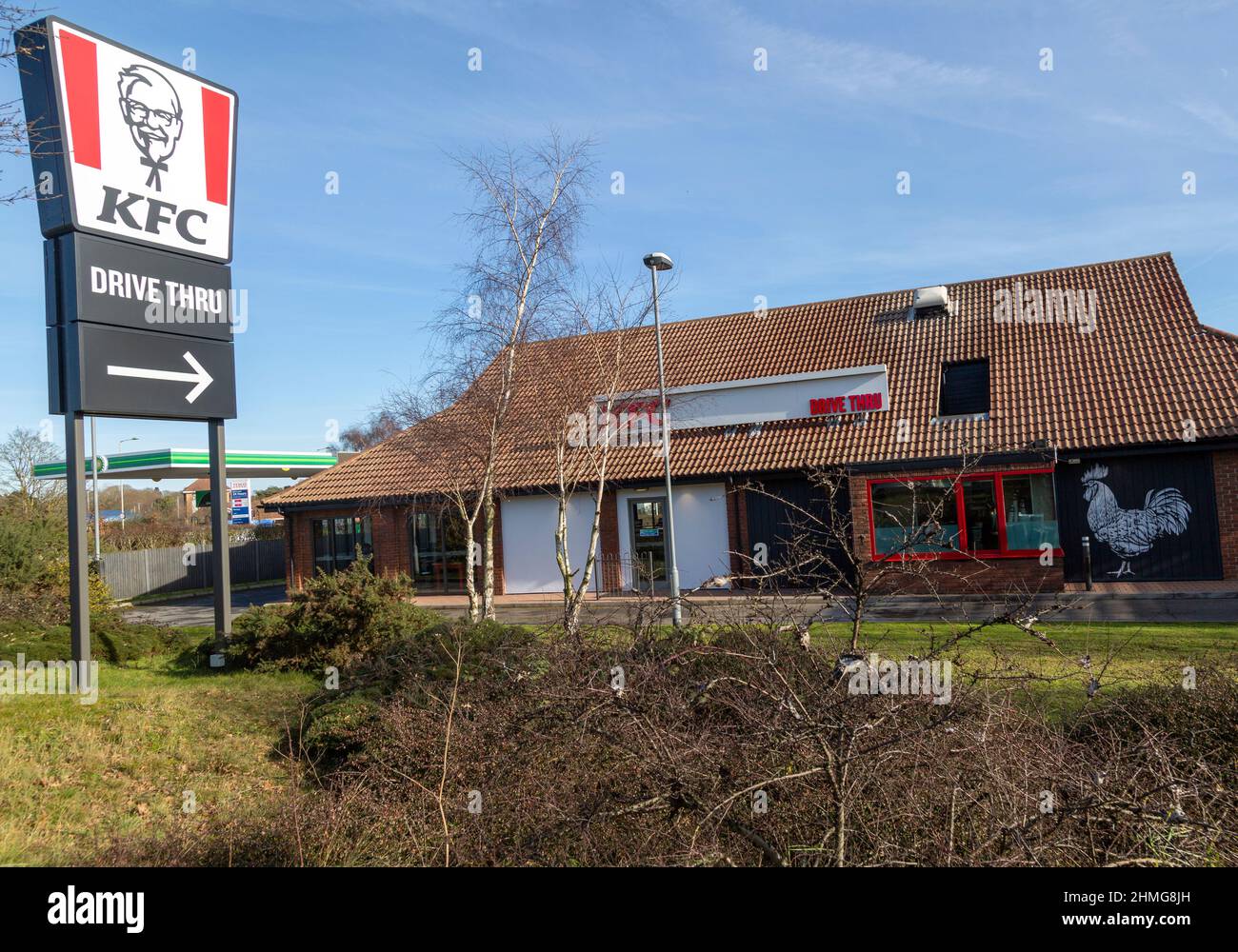 Kfc drive thru england hi-res stock photography and images - Alamy