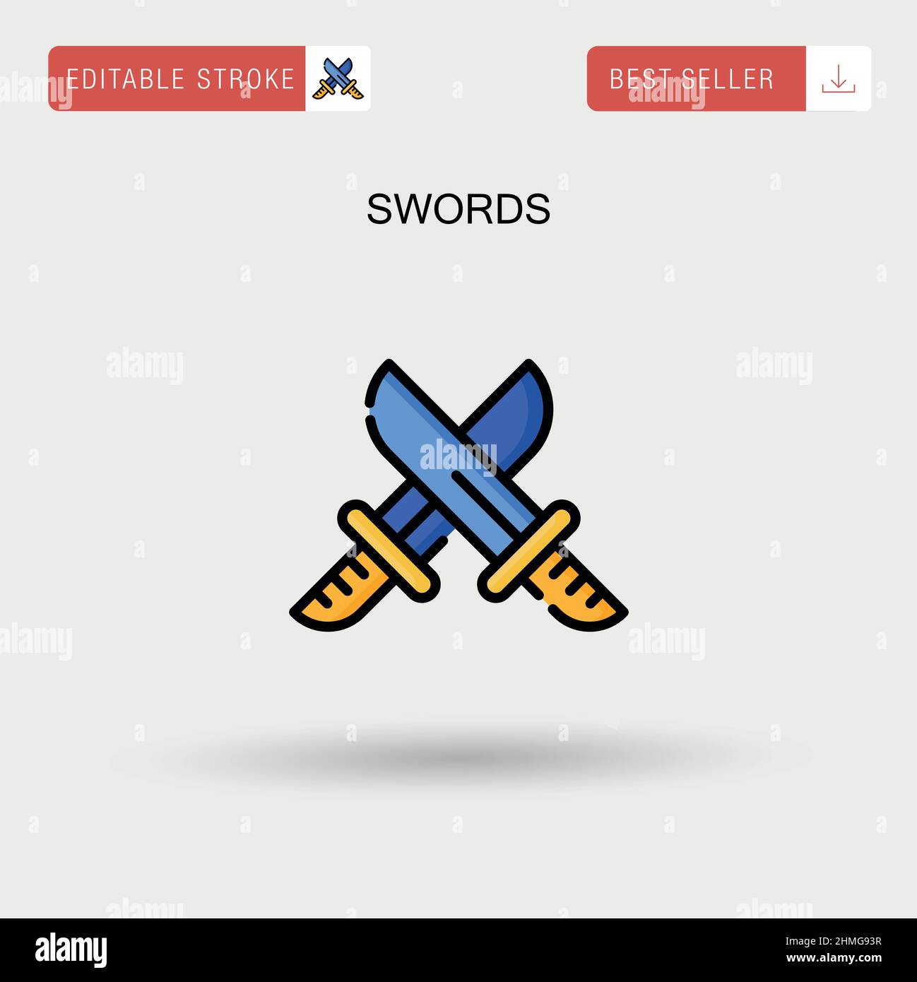 Wooden swords Stock Vector Images - Alamy