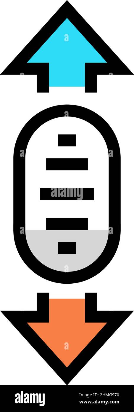 wheel scroll color icon vector illustration Stock Vector Image & Art ...