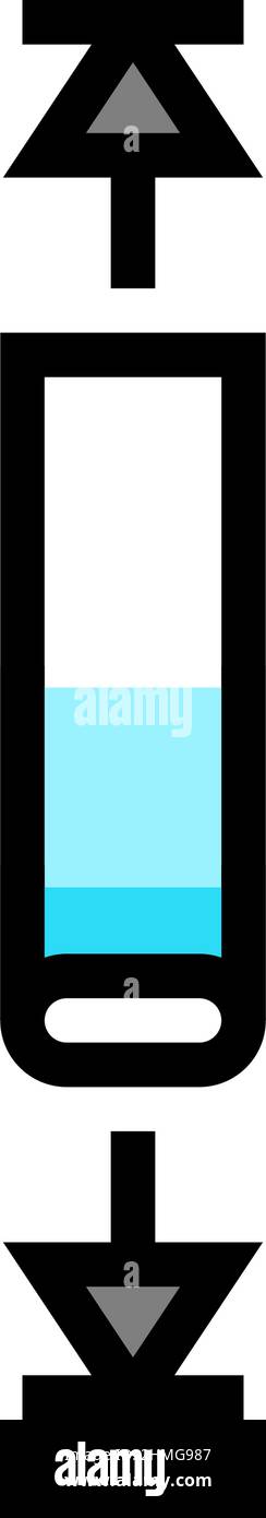 over scroll color icon vector illustration Stock Vector Image & Art - Alamy